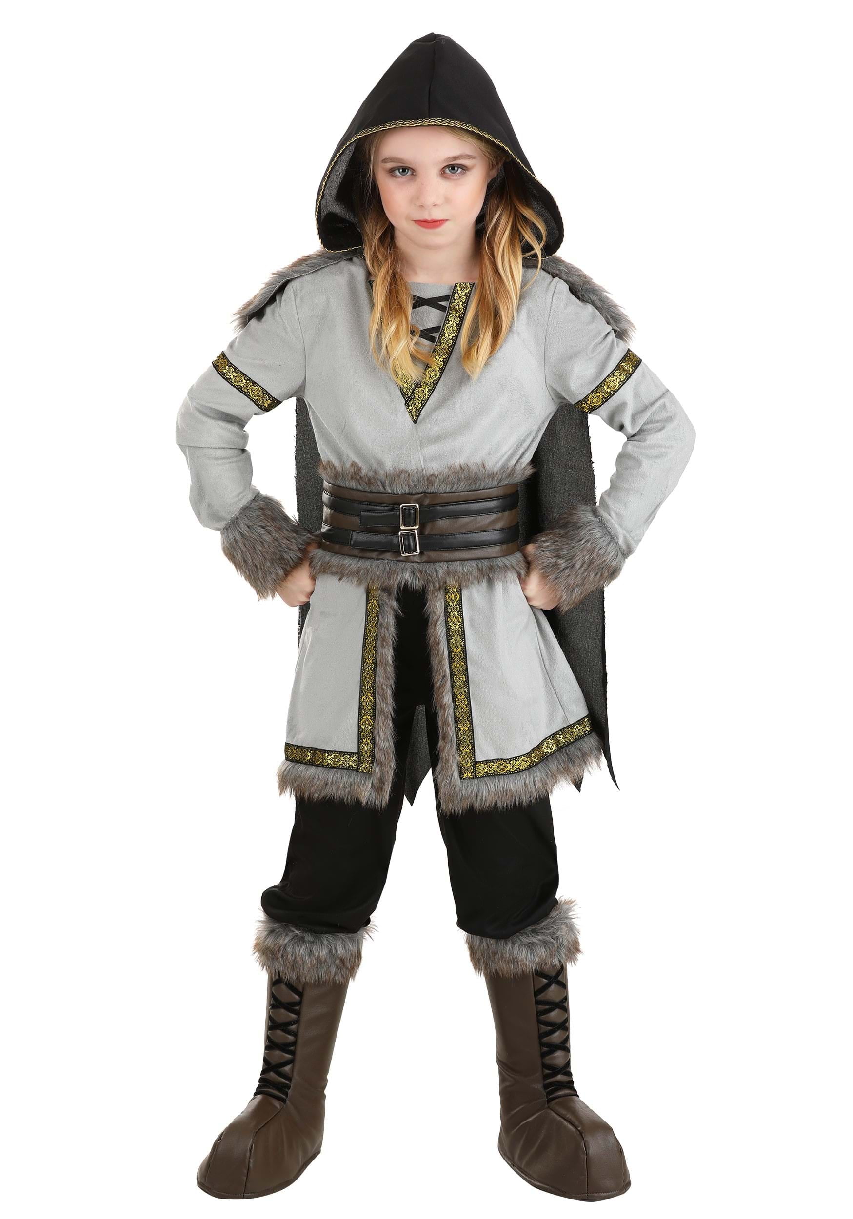 Girl's Premium Viking Costume - Walmart.com