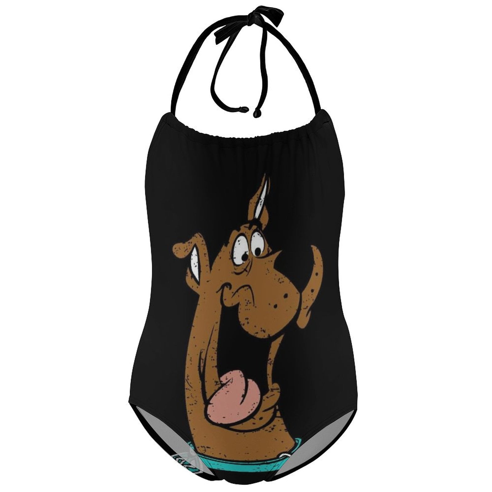 Girl's Scooby Doo One Piece Swimsuit Halter Bathing Suit for Holiday ...
