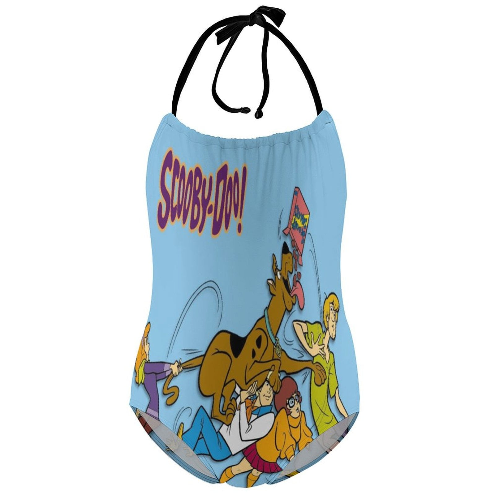 Girl's Scooby Doo One Piece Swimsuit Halter Bathing Suit for Holiday ...