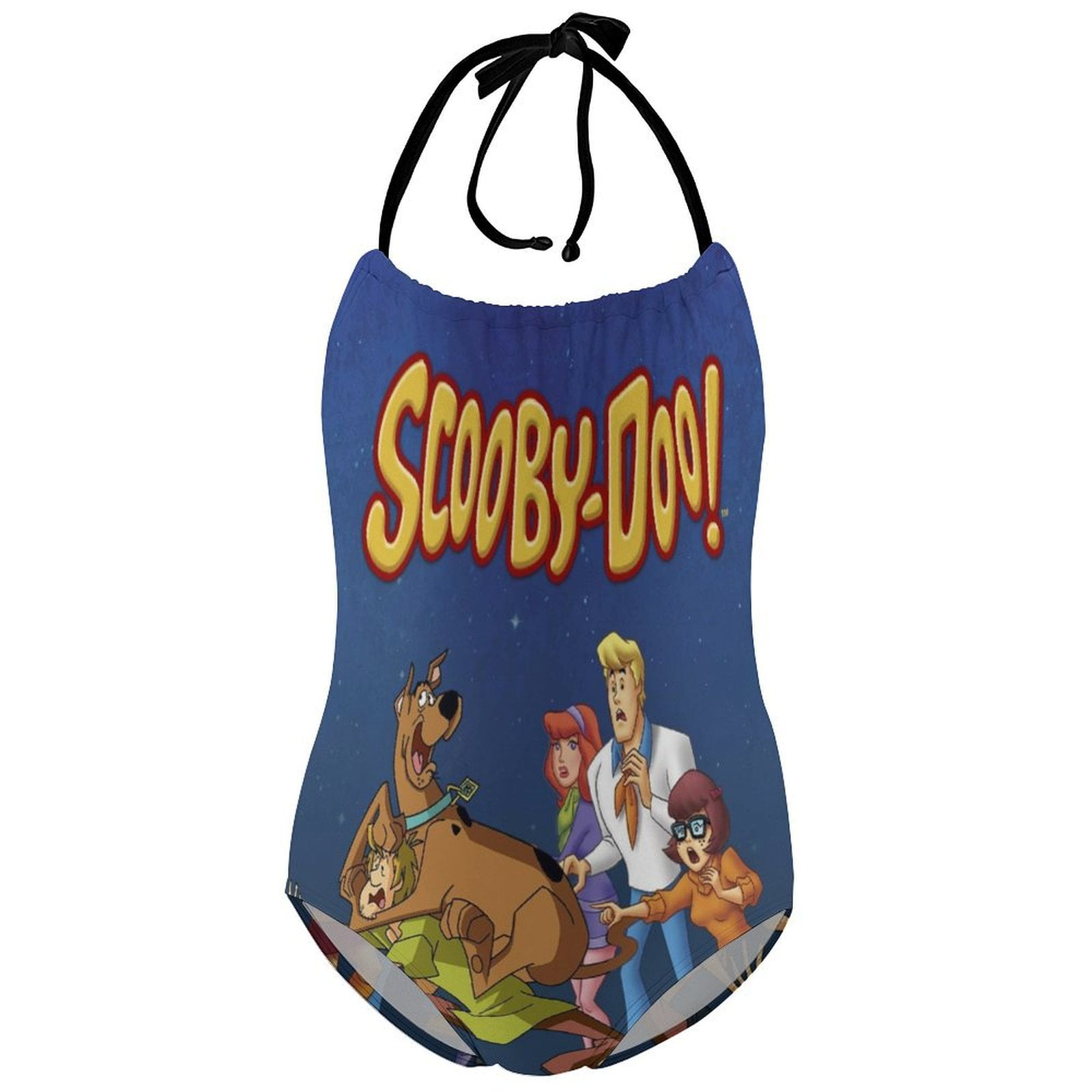 Girl's Scooby Doo One Piece Swimsuit Halter Bathing Suit for Holiday ...