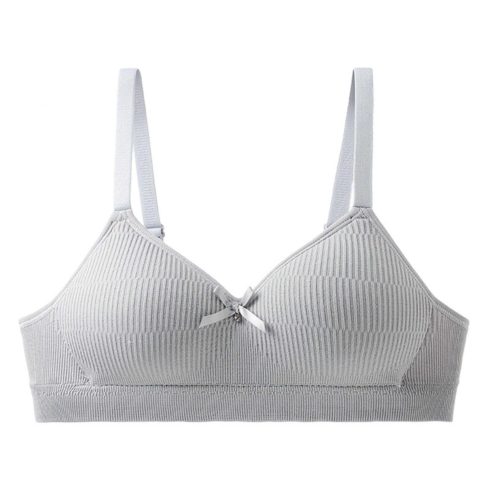 Girl's Seamless Bra Teen Girls Seamless Wireless Bra with Adjustable ...
