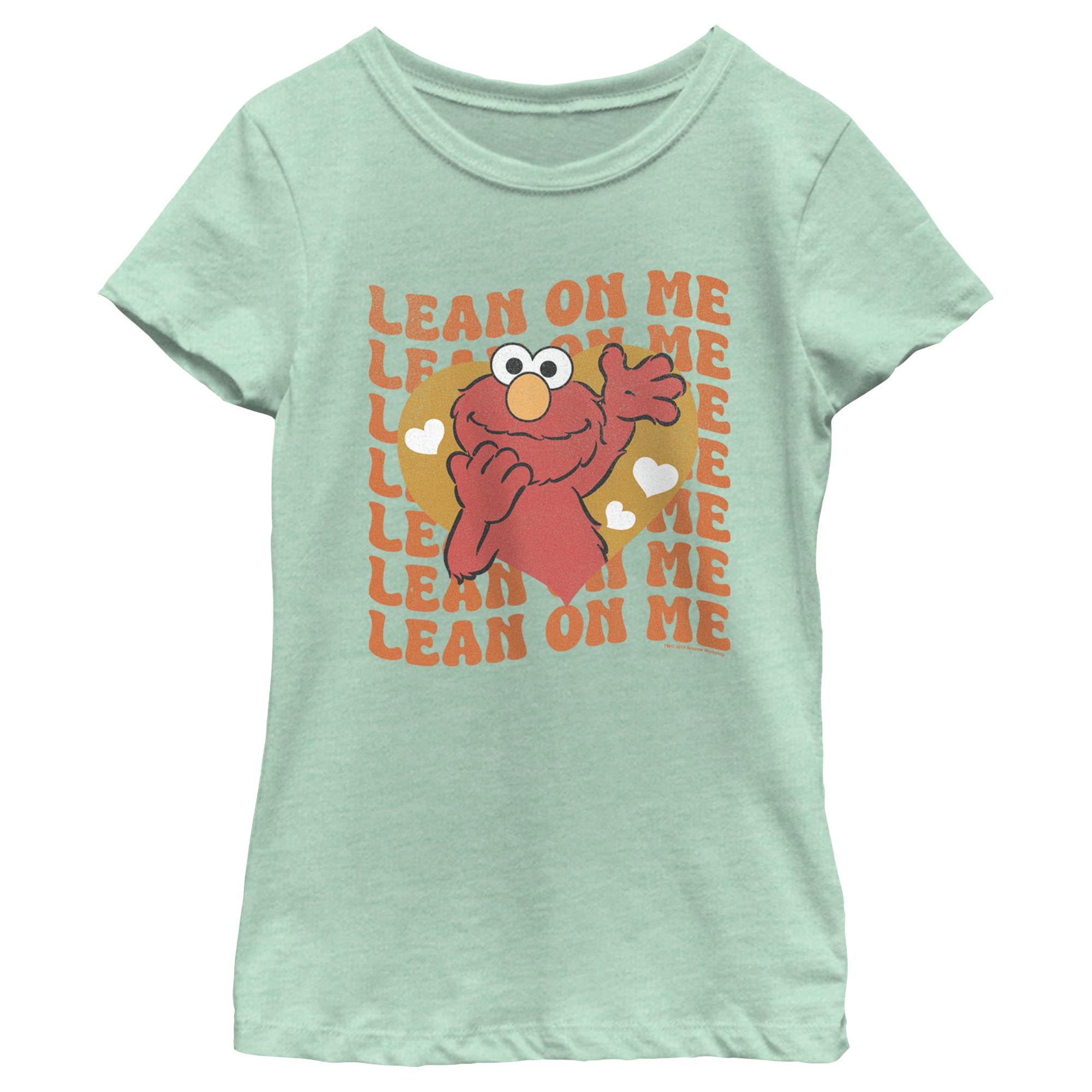 Girl's Sesame Street Elmo Lean On Me Graphic T-Shirt - Walmart.com
