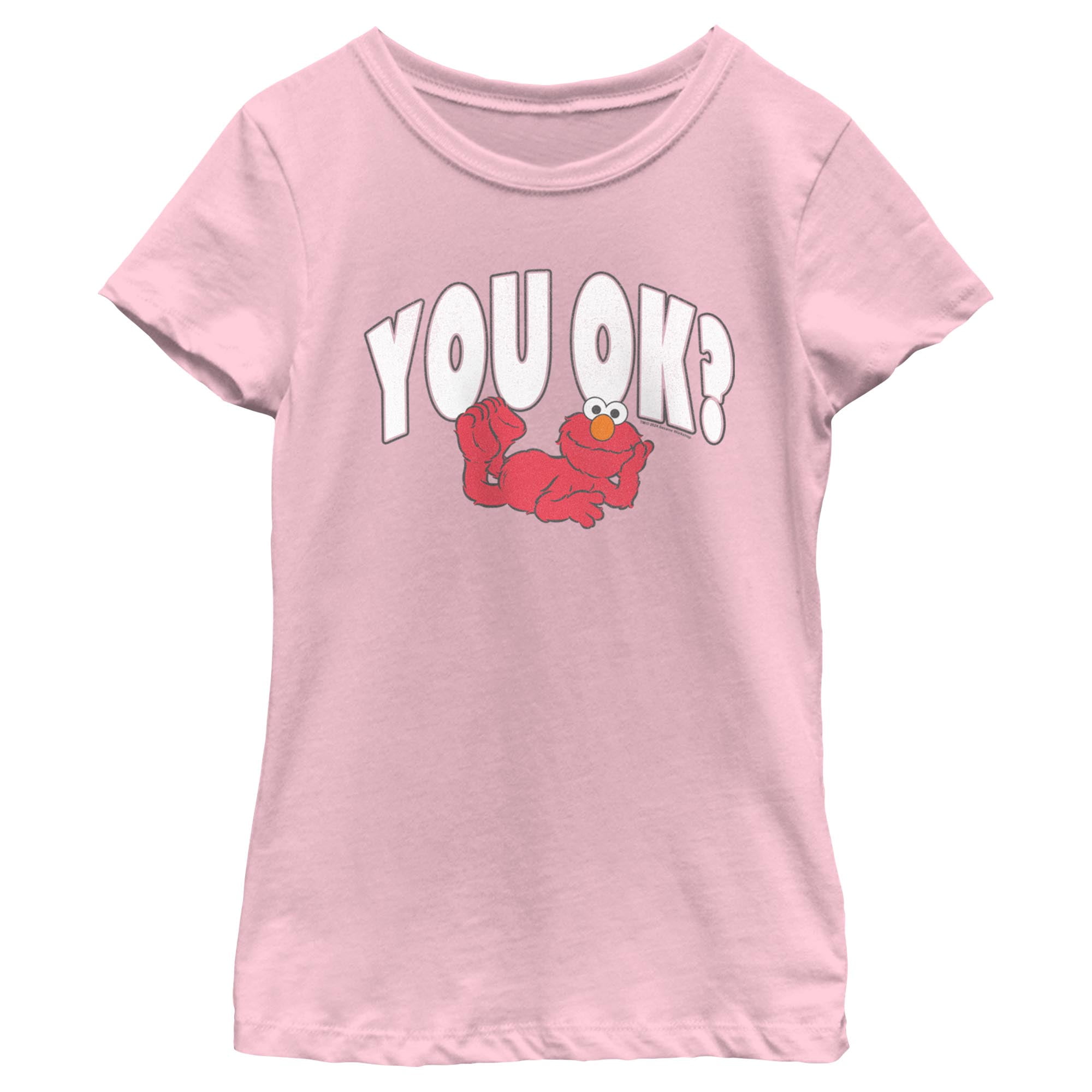 Girl's Sesame Street Elmo You Ok? Graphic T-Shirt - Walmart.com