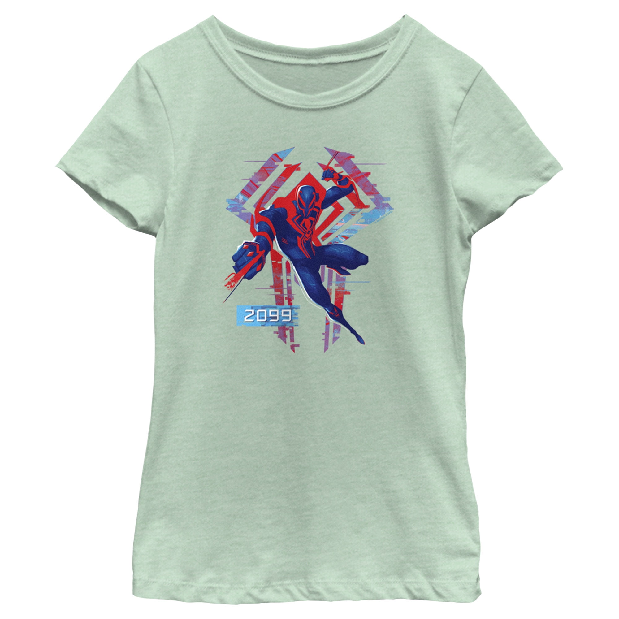 Girl's Spider-Man: Across the Spider-Verse 2099 Spider-Man Graphic Tee ...