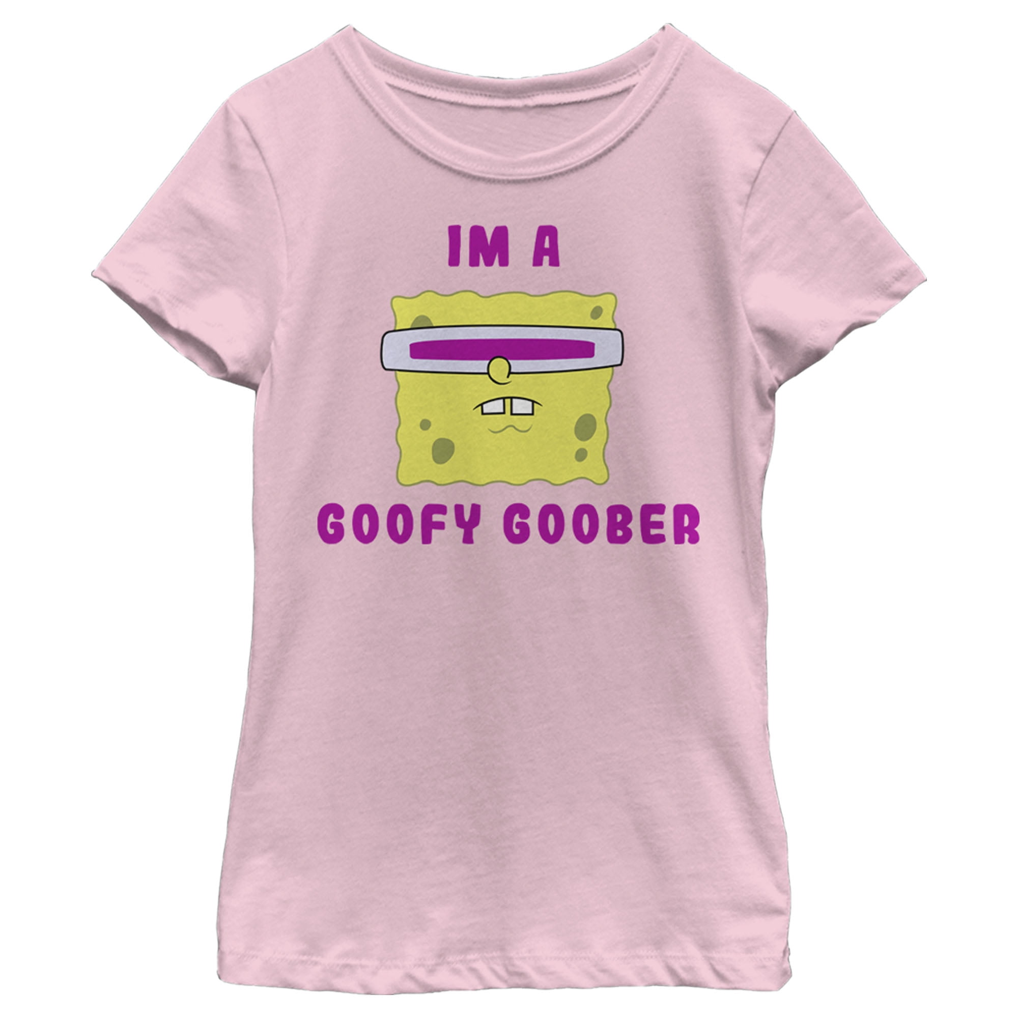 Girl's SpongeBob SquarePants I'm A Goofy Goober Graphic Tee Light Pink ...