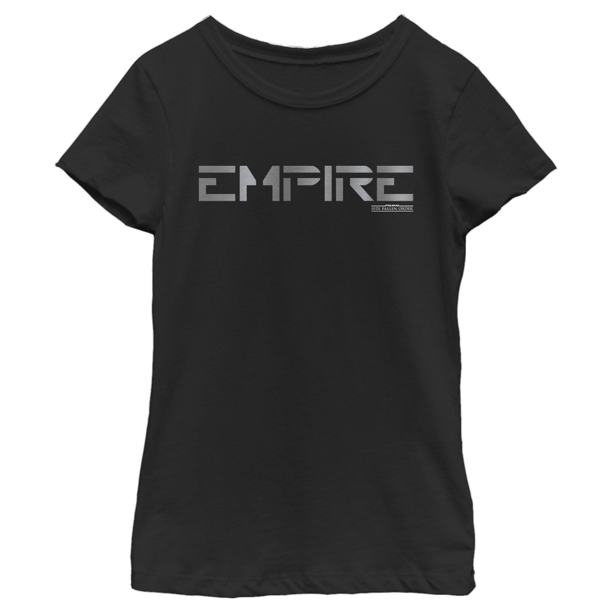 Girl's Star Wars Jedi: Fallen Order Empire Label Graphic Tee Black X ...