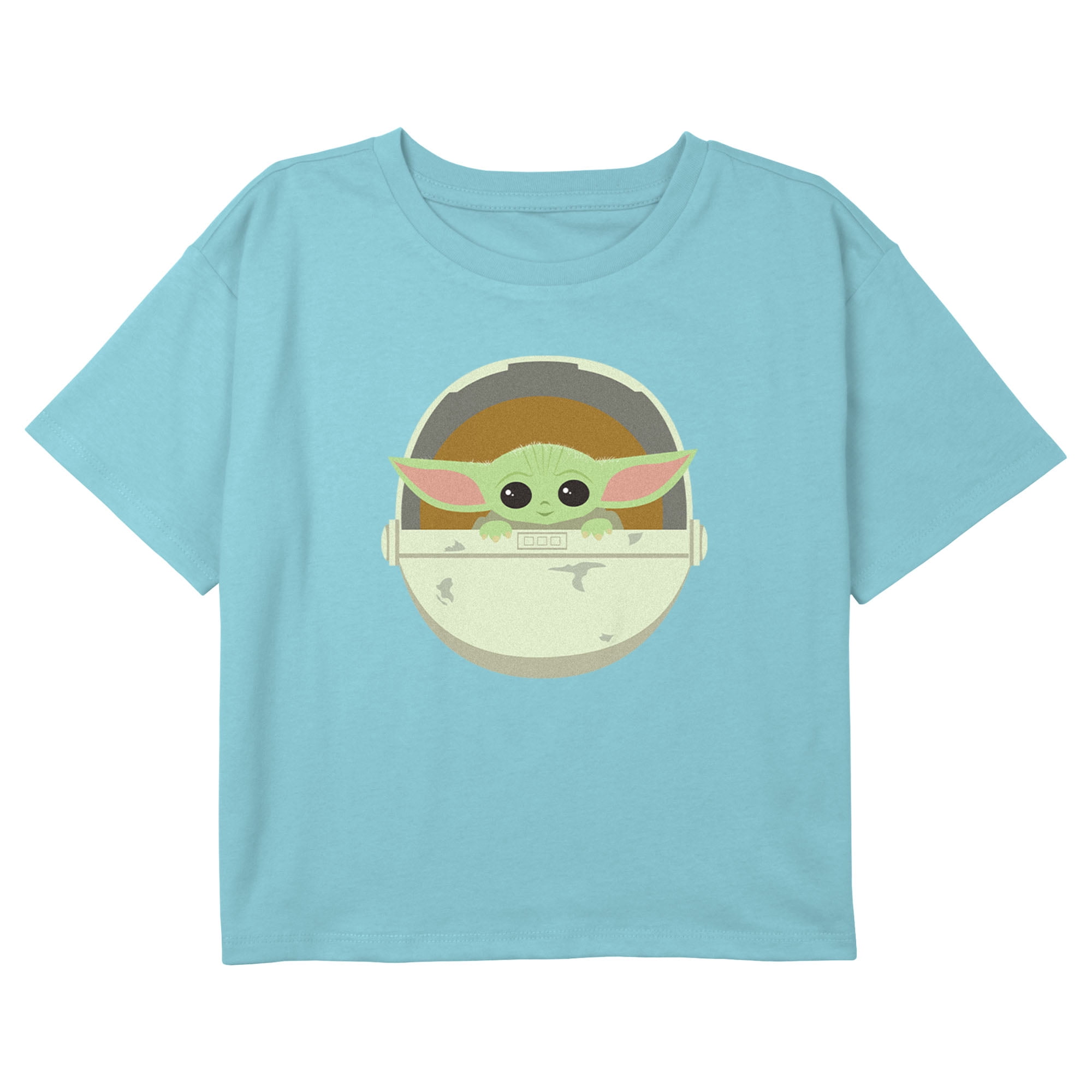 Girl's Star Wars: The Mandalorian Cute Chibi Grogu Bassinet Crop ...