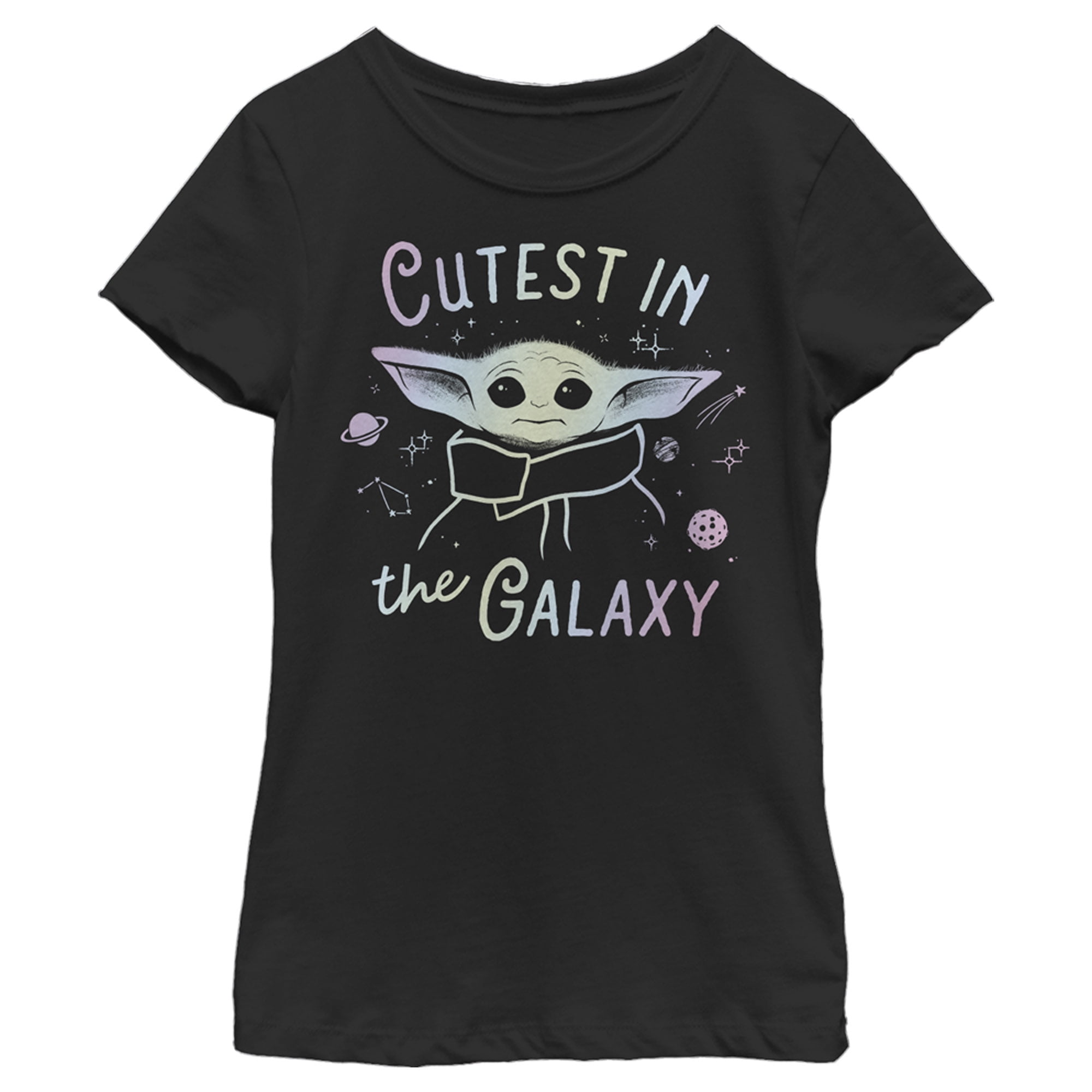 Girl's Star Wars: The Mandalorian Grogu Cutest in the Galaxy Iridescent ...