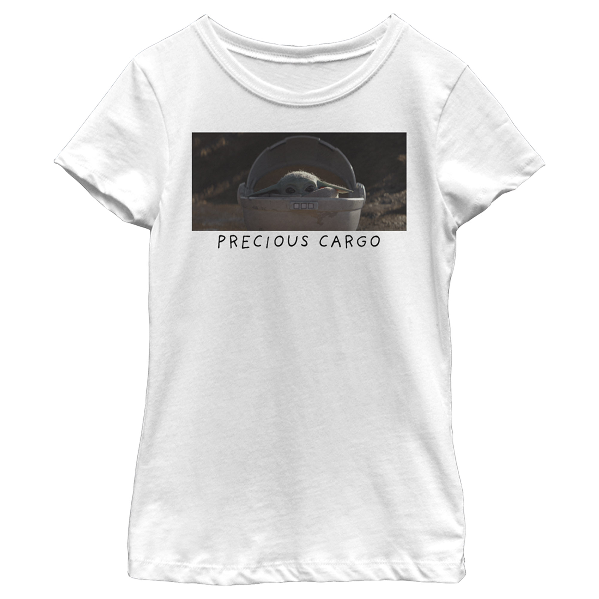 Girl's Star Wars: The Mandalorian Grogu Precious Cargo Meme Graphic Tee ...