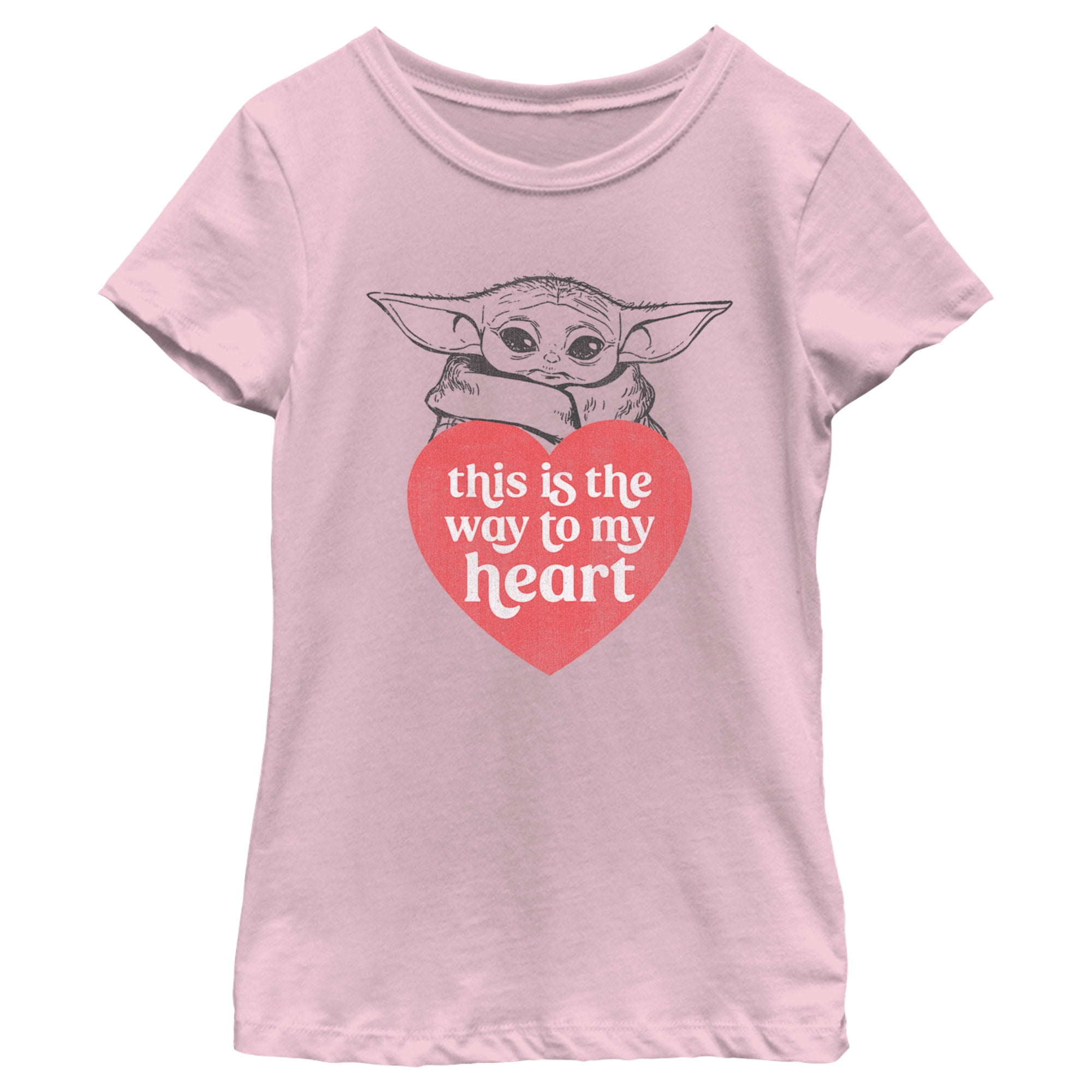 Girl's Star Wars: The Mandalorian Valentine's Day Grogu This is the Way ...