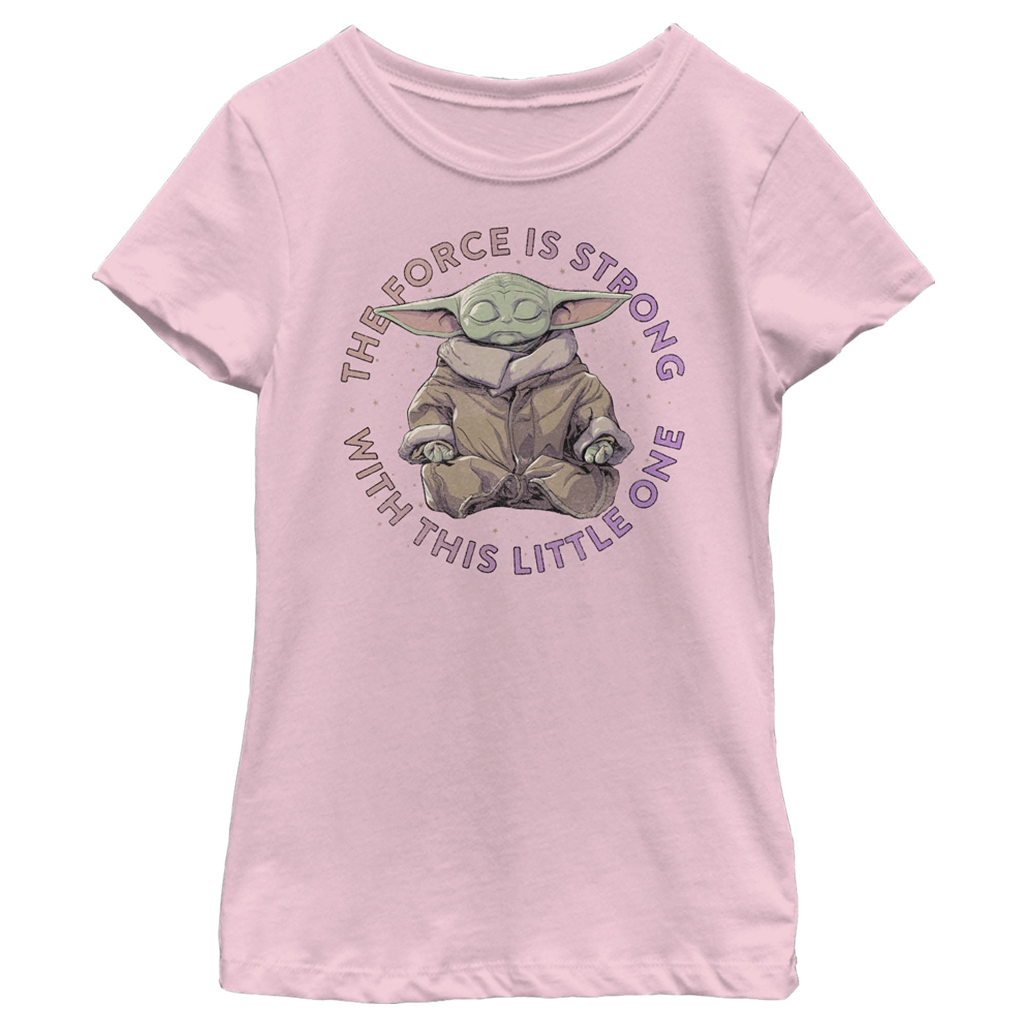 Girl's Star Wars: The Mandalorian Zen Grogu The Force is Strong With ...