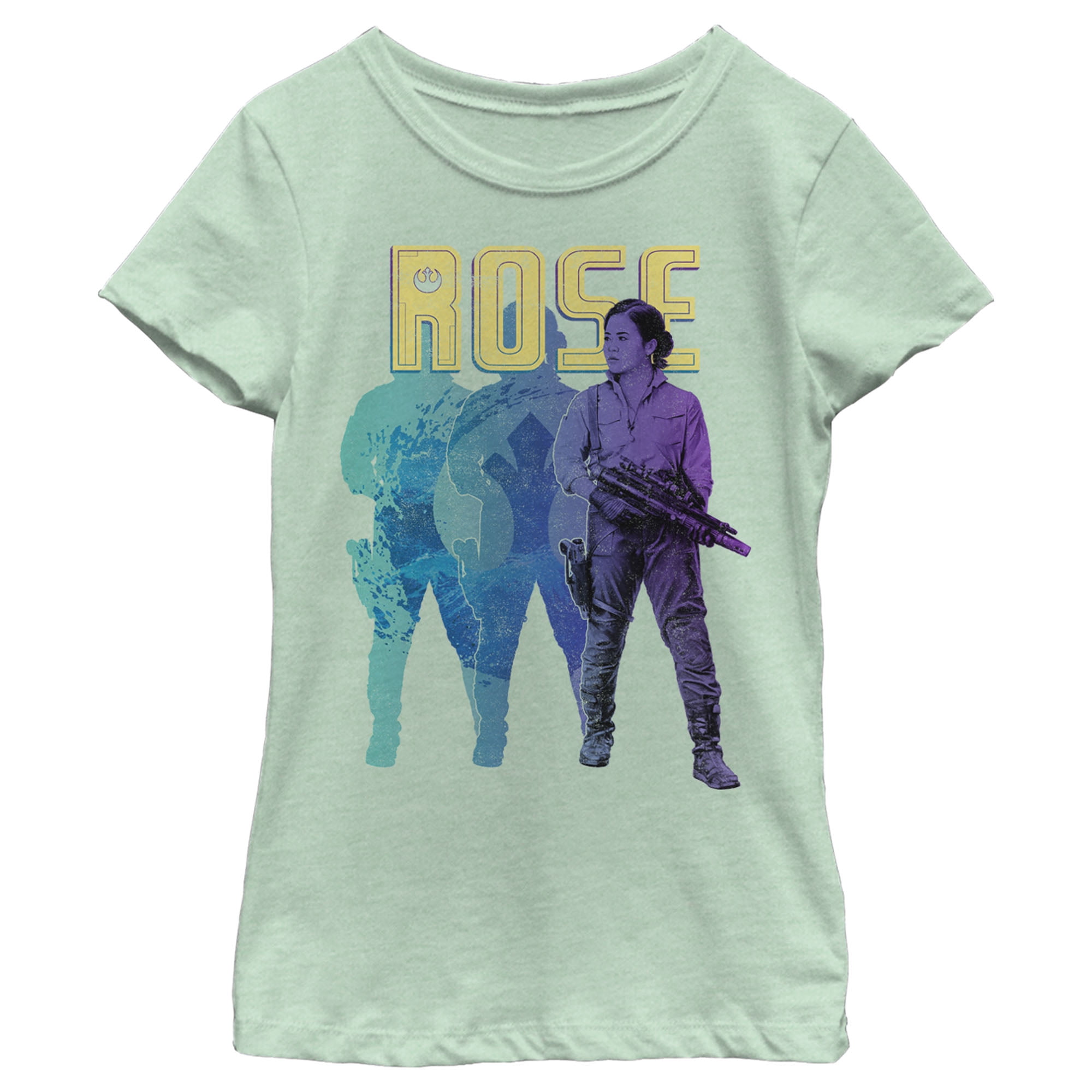 Girl's Star Wars: The Rise of Skywalker Rose Silhouette Graphic Tee ...