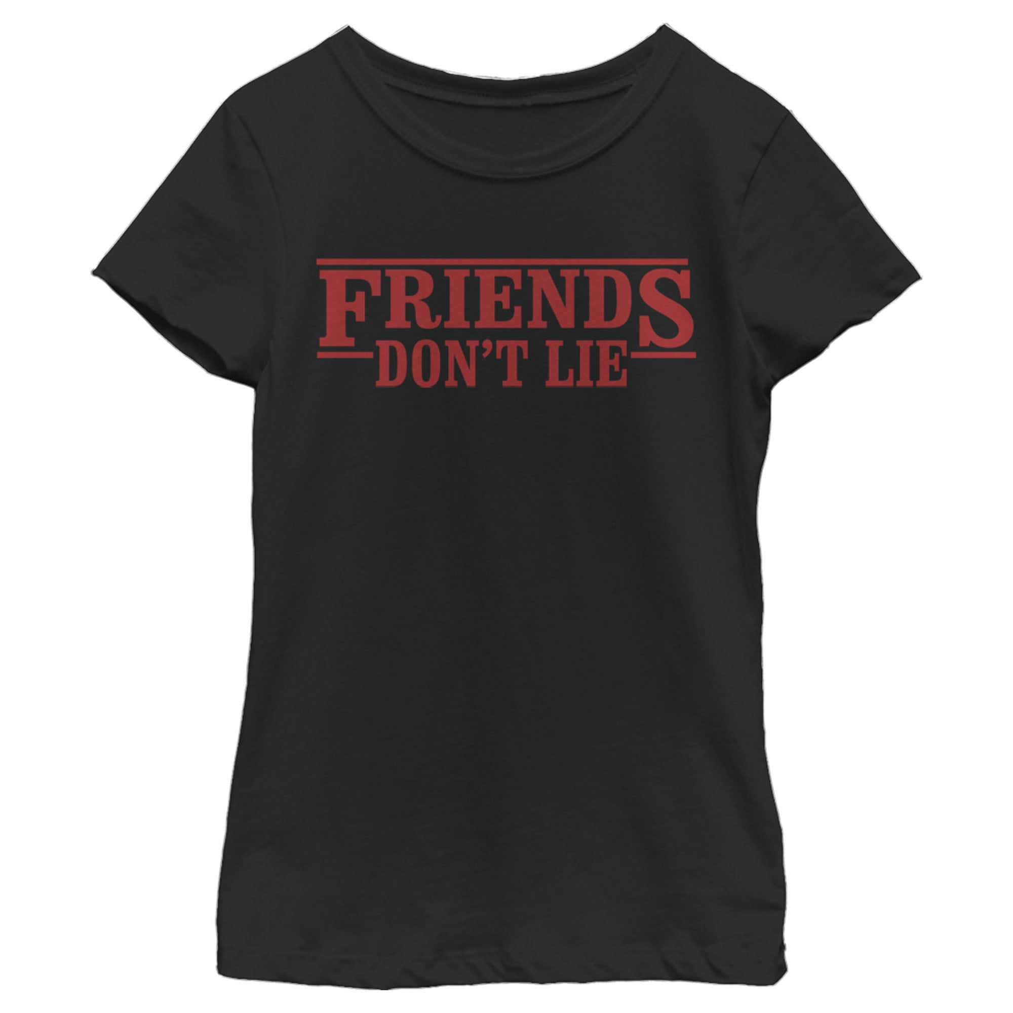 Girl's Stranger Things Don't Lie Logo Style Graphic T-Shirt - Walmart.com