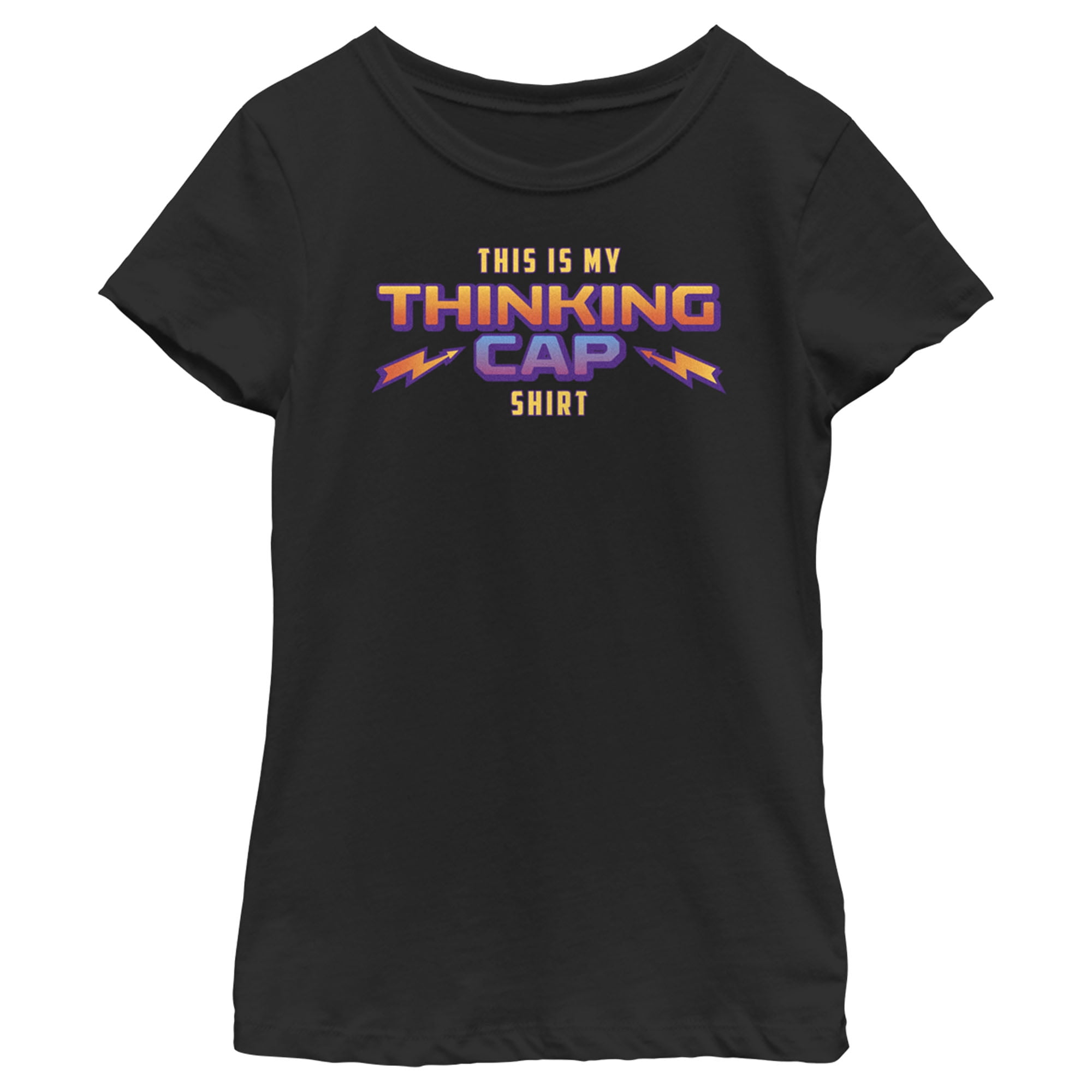 Girl's Stranger Things Dustin's Thinking Cap Costume Graphic T-Shirt ...