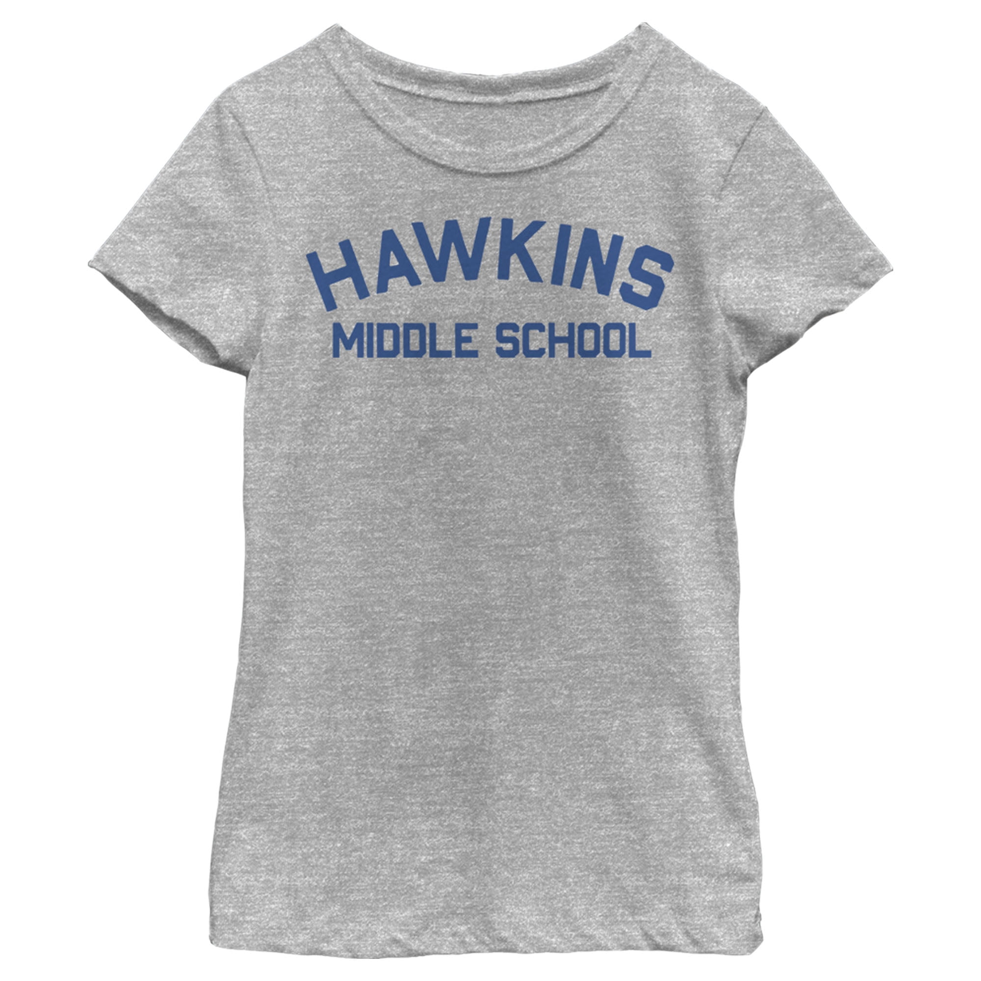 Girl's Stranger Things Hawkins Middle School Graphic T-Shirt - Walmart.com