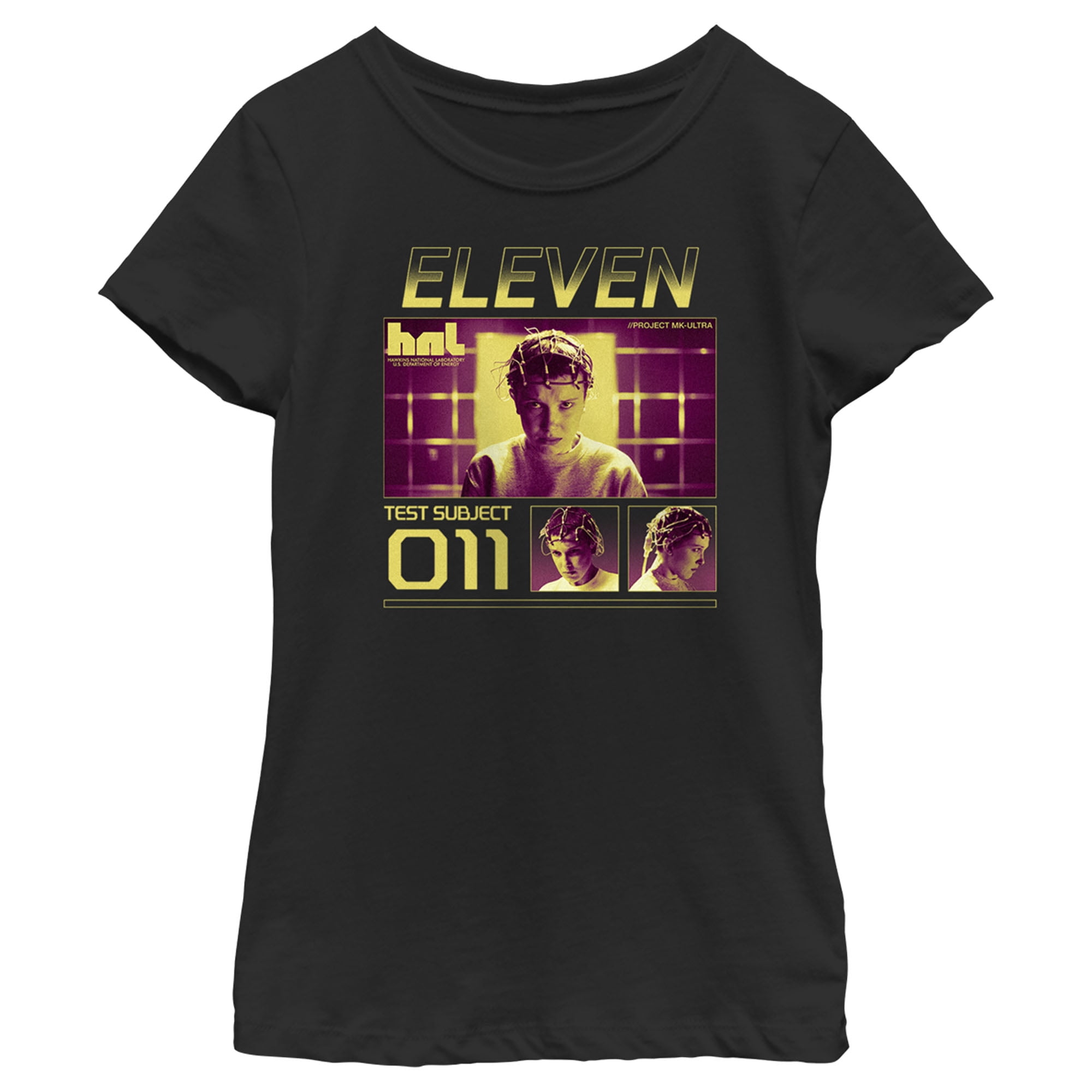 Girl's Stranger Things Test Subject Eleven Graphic T-Shirt - Walmart.com