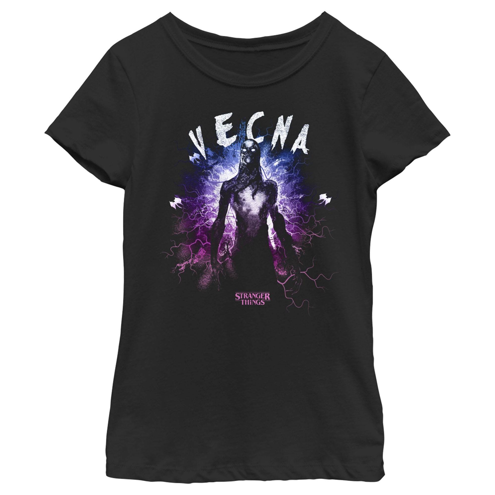 Girl's Stranger Things Vecna The Upside Down Monster Graphic T-Shirt ...