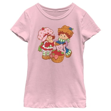 Girl's Strawberry Shortcake Sweet Walk Friends Graphic T-Shirt ...