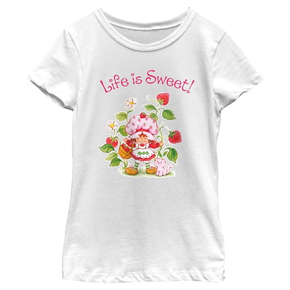 Women's Strawberry Shortcake Life is Berry Sweet Graphic T-Shirt ...