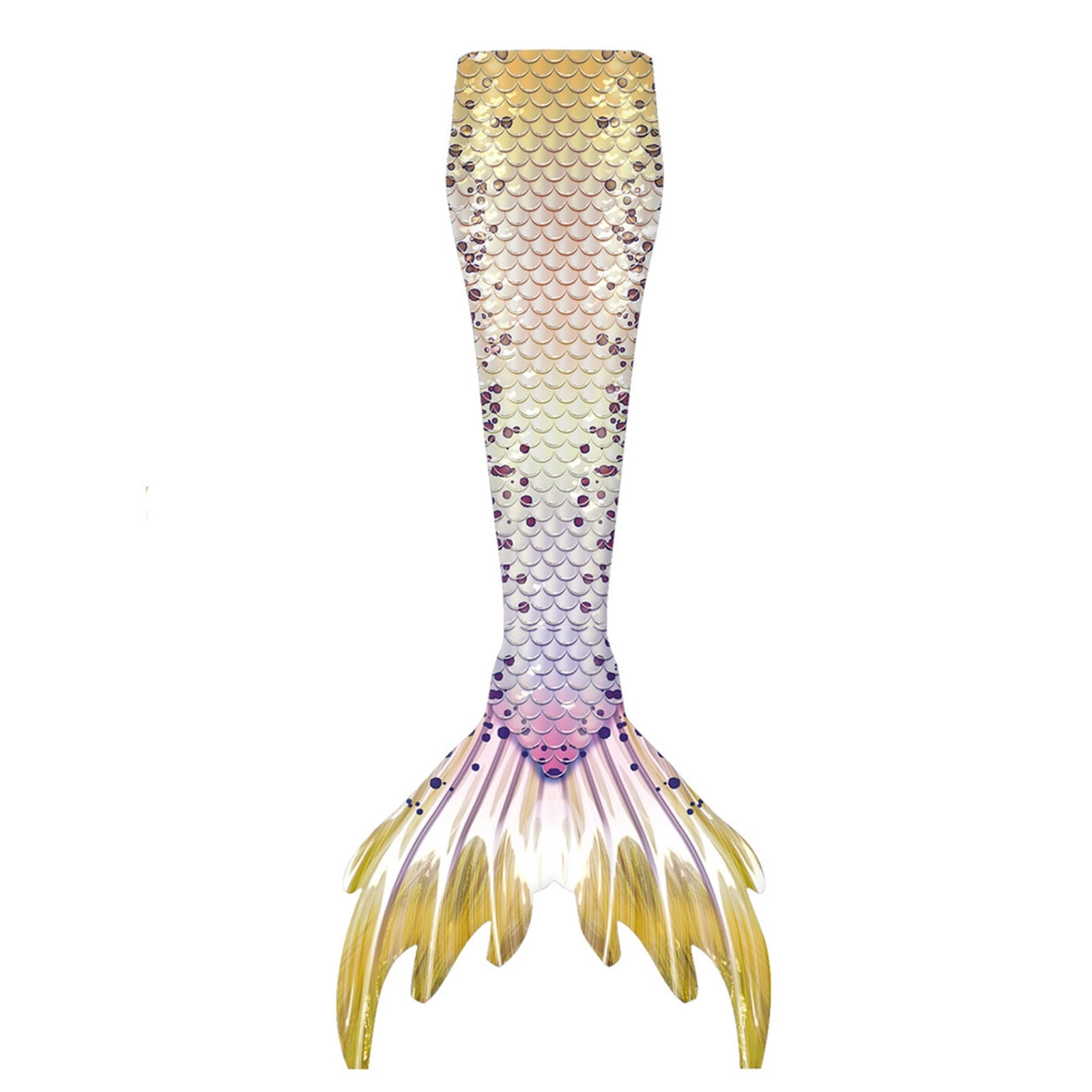 Girl's Swimsuits Sparkly Scale Design Shiny Tail Pool Swimming Suit ...