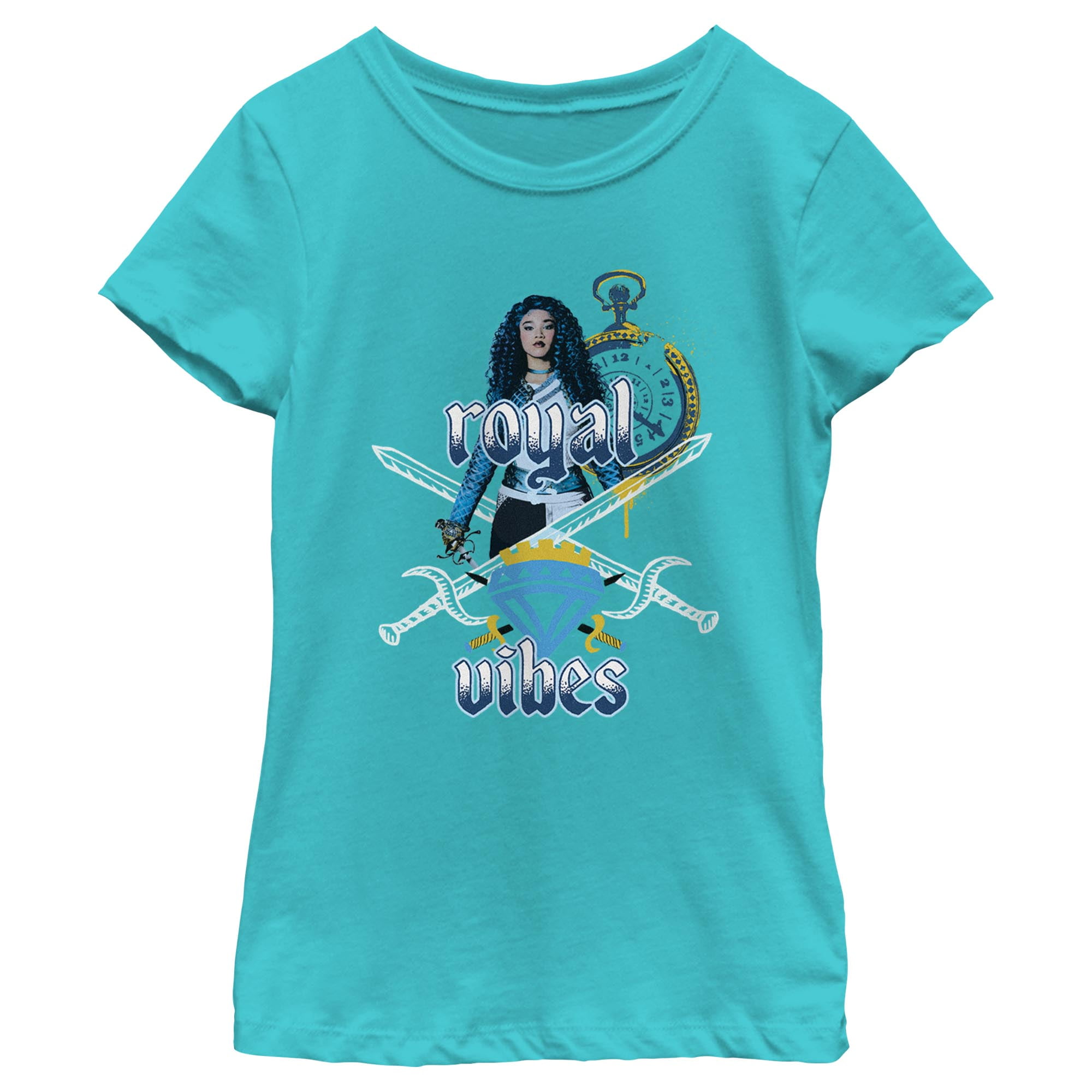 Girl's The Descendants Chloe Royal Vibes Graphic T-Shirt - Walmart.com