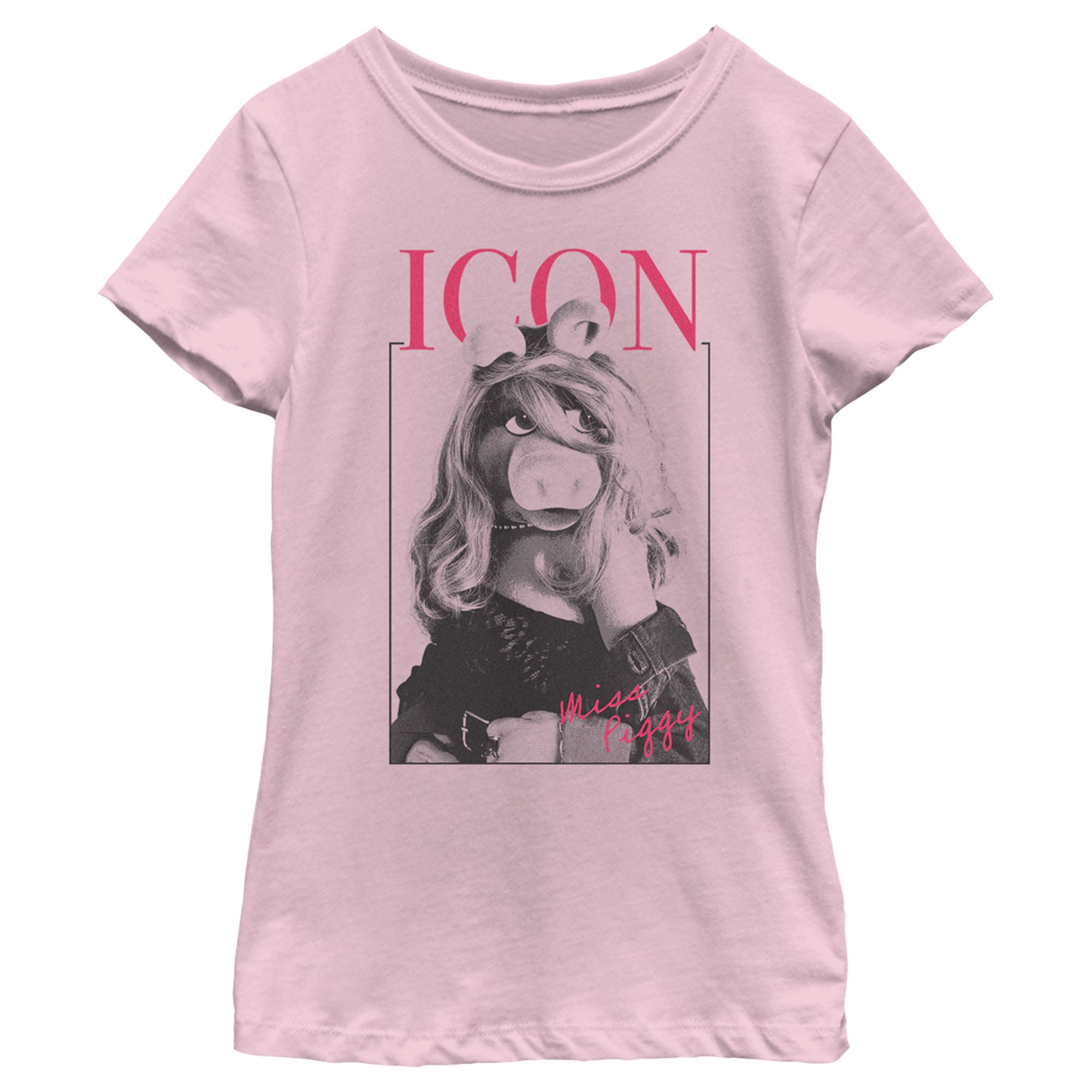 Girl's The Muppets Miss Piggy Icon Graphic Tee Light Pink X Large ...