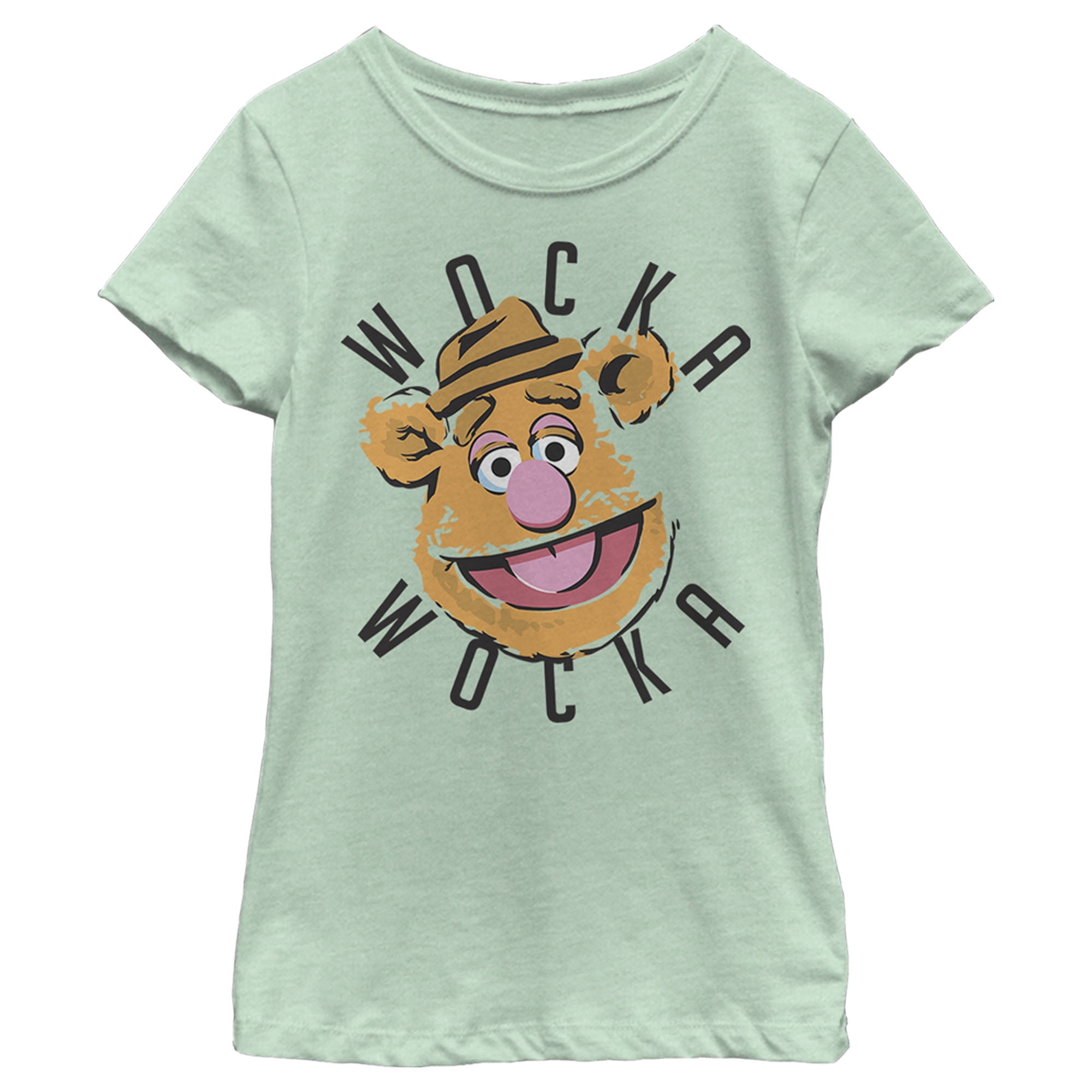 Girl's The Muppets Wocka Wocka Graphic Tee Mint Small - Walmart.com