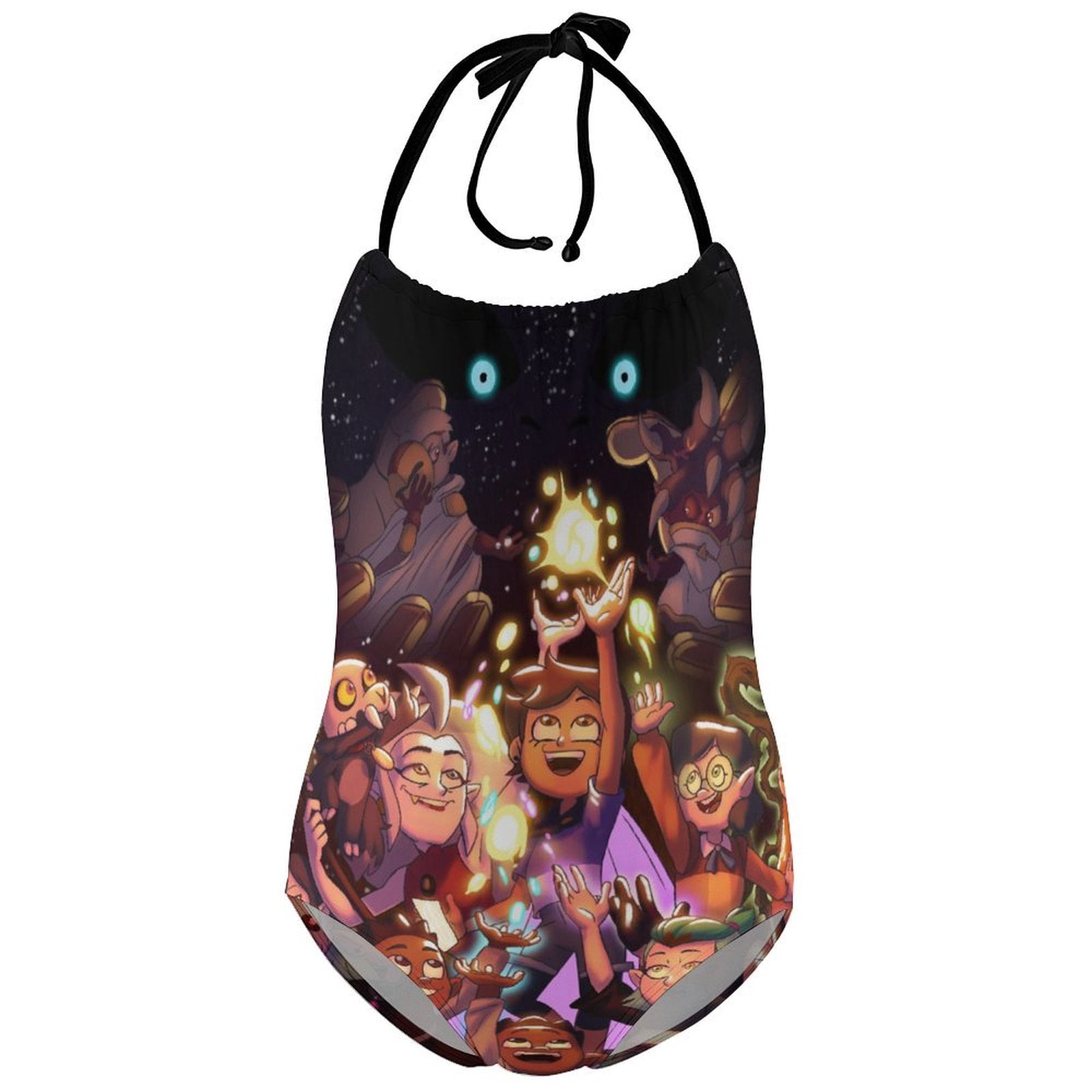 Girl's The Owl Hou-s One Piece Swimsuit Halter Bathing Suit for Holiday ...