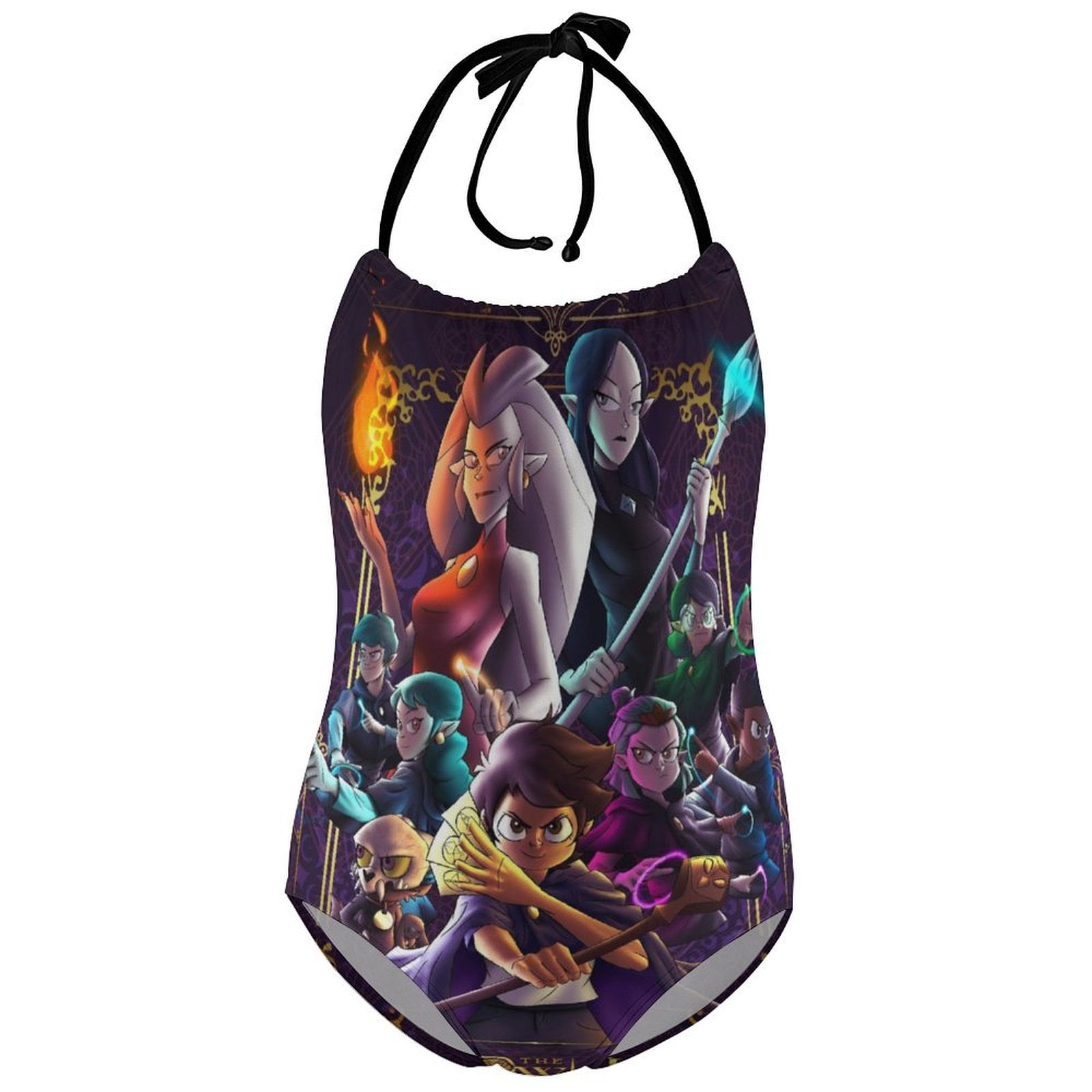 Girl's The Owl Hou-s One Piece Swimsuit Halter Bathing Suit for Holiday ...