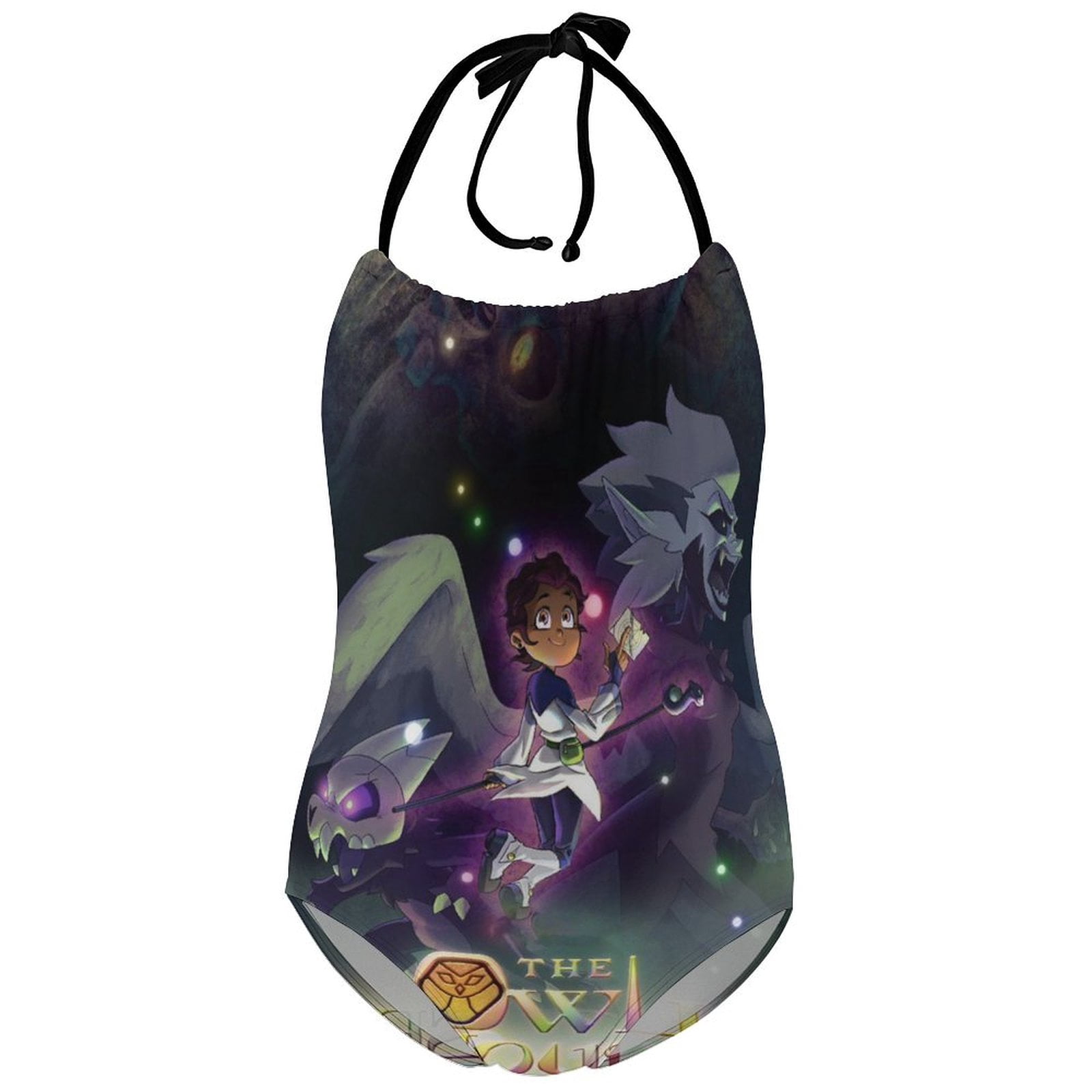 Girl's The Owl Hou-s One Piece Swimsuit Halter Bathing Suit for Holiday ...