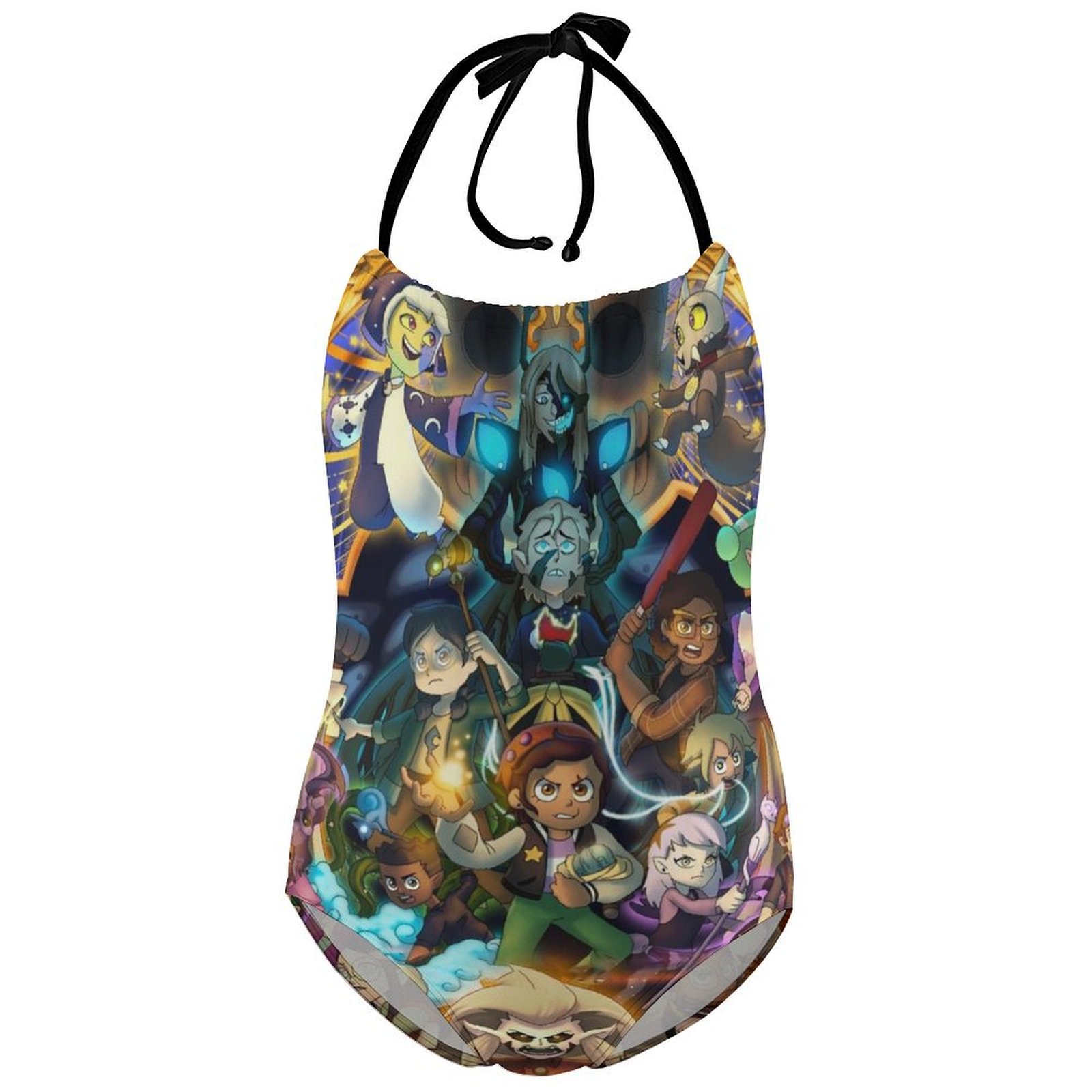 Girl's The Owl Hou-s One Piece Swimsuit Halter Bathing Suit for Holiday ...