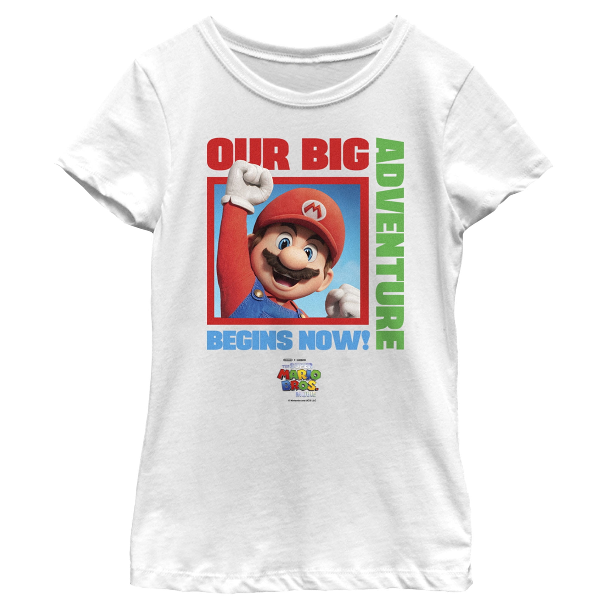 Girl's The Super Mario Bros. Movie Mario Our Big Adventure Begins Now ...