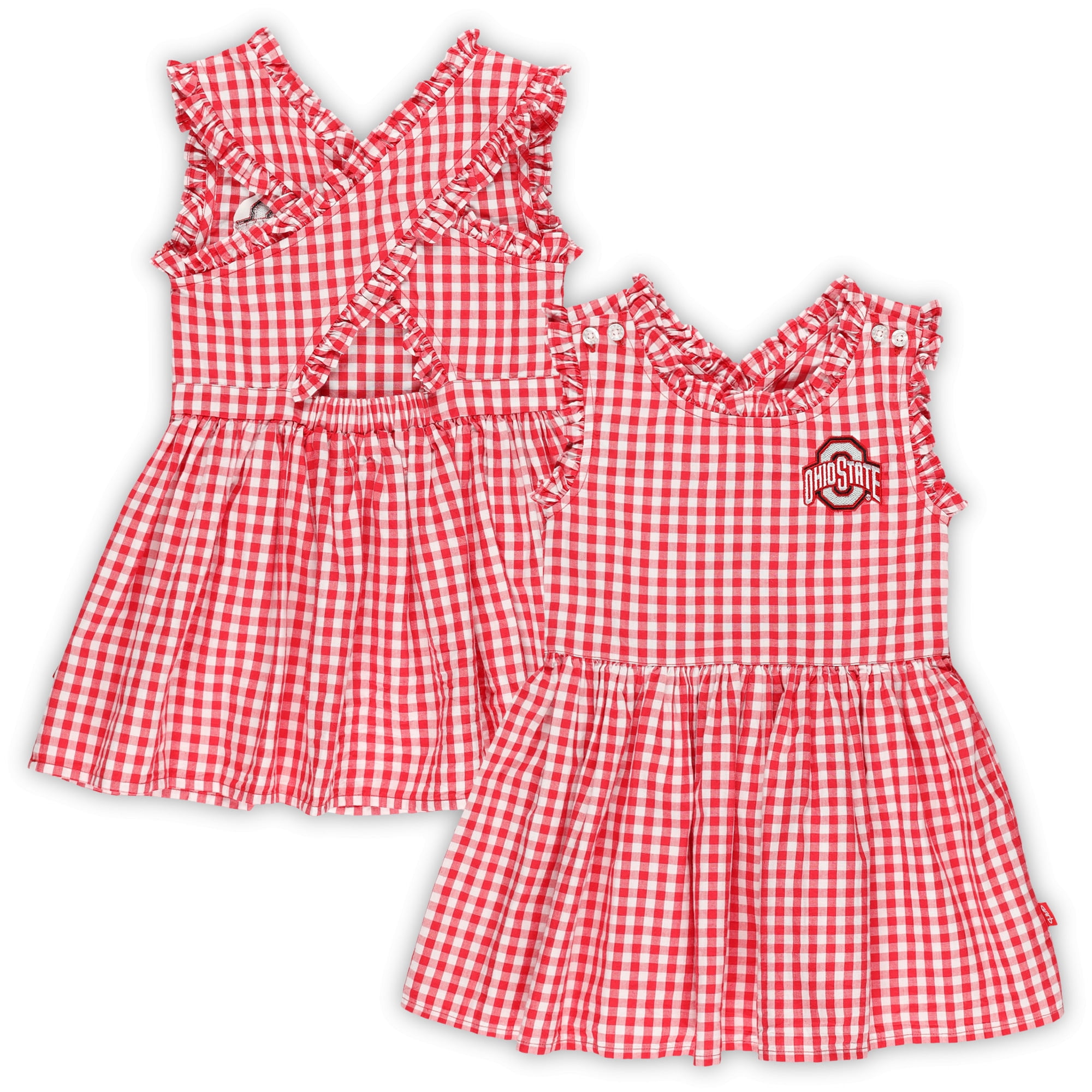 Girl's-Toddler Garb Scarlet Ohio State Buckeyes Sleeveless Alora ...