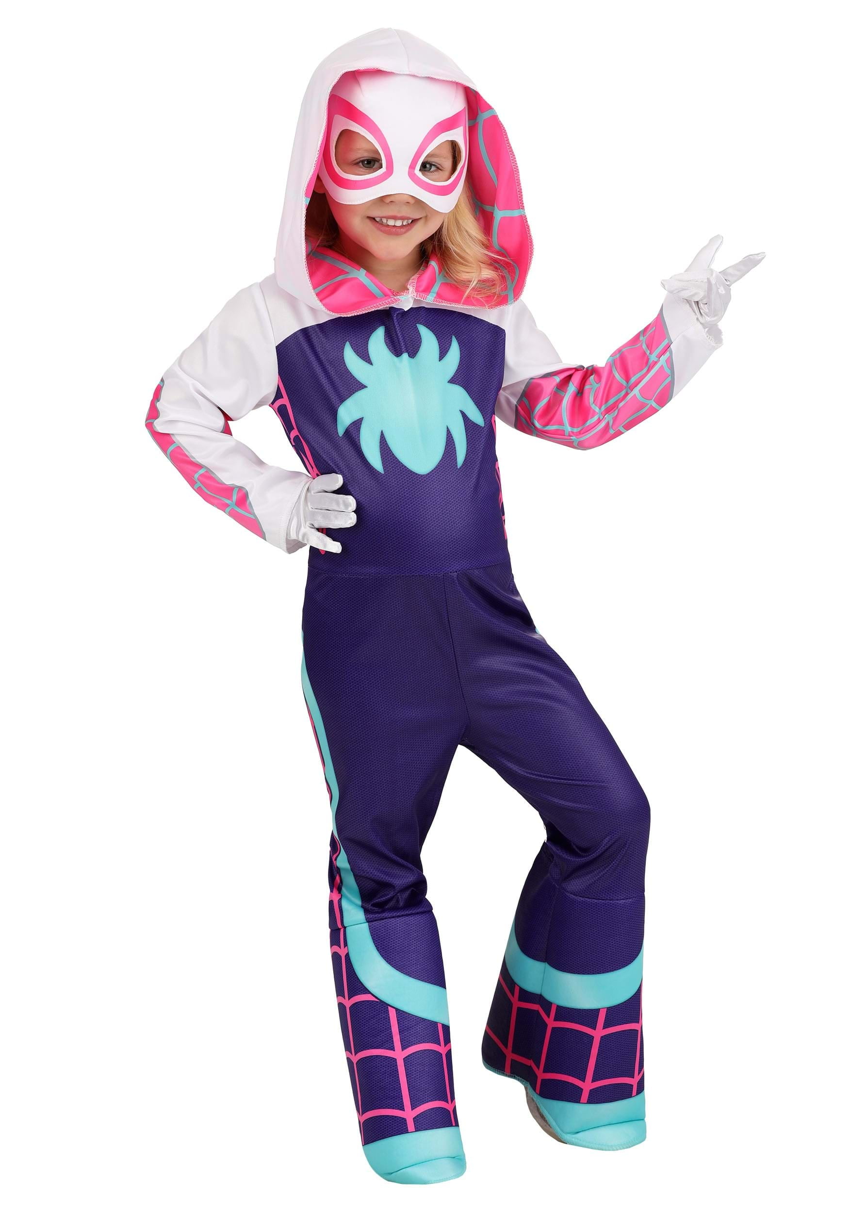 Girl's Toddler Ghost Spider Costume - Walmart.com