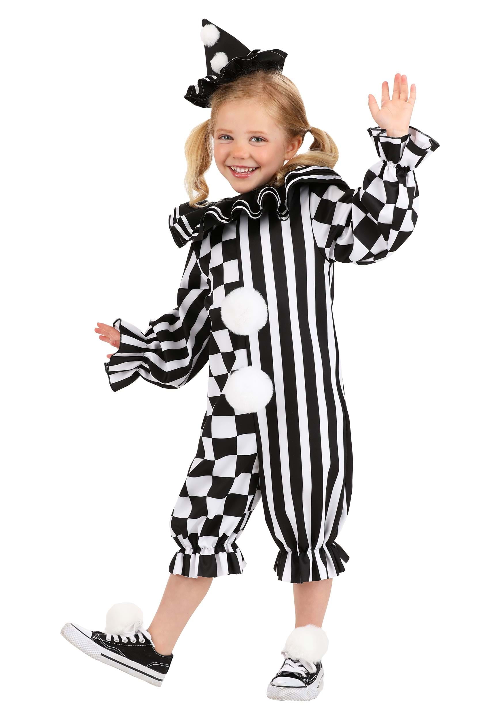 Girl's Toddler Giddy Gothic Clown Costume - Walmart.com