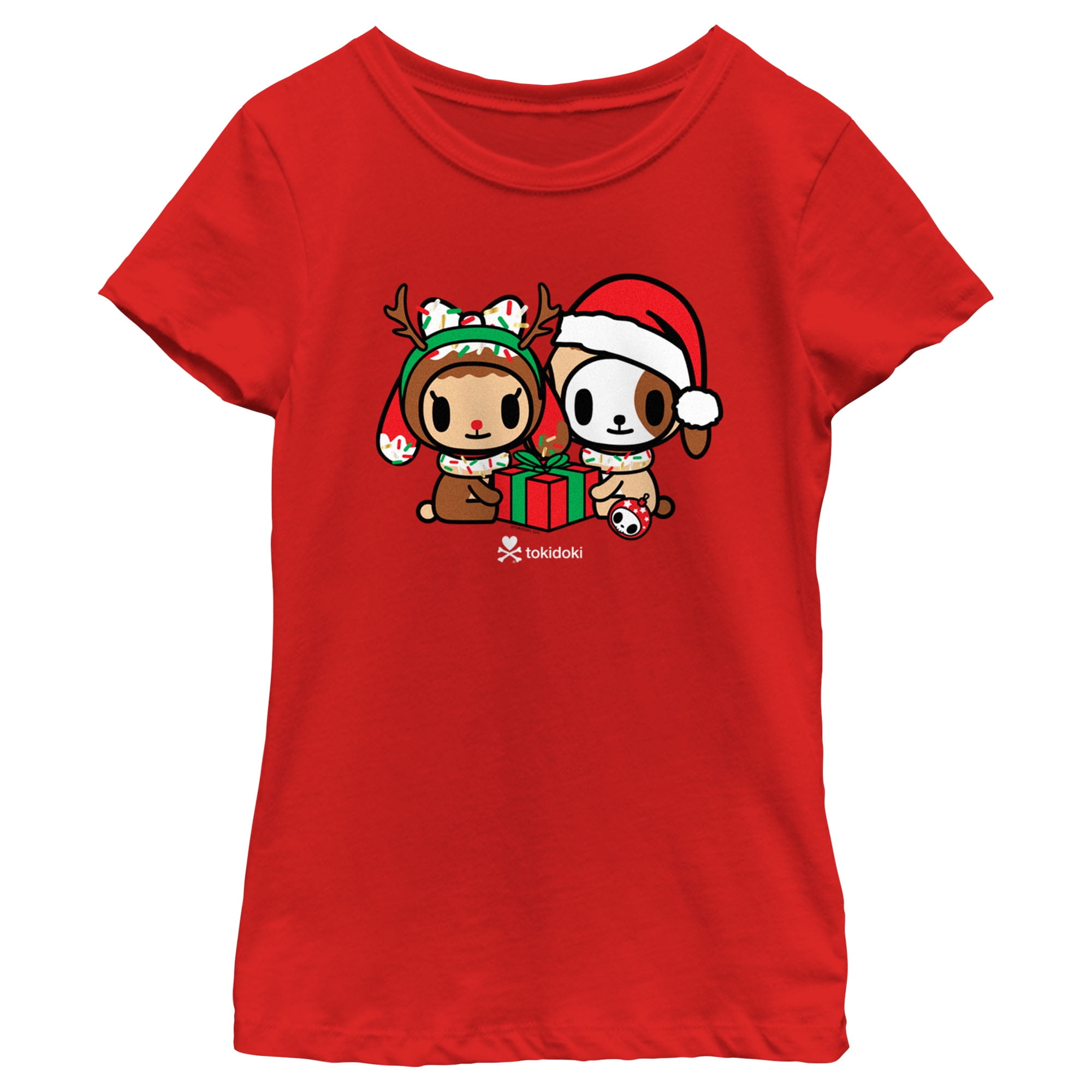 Girl's Tokidoki Donutino and Donutina Present Graphic Tee Red Large ...