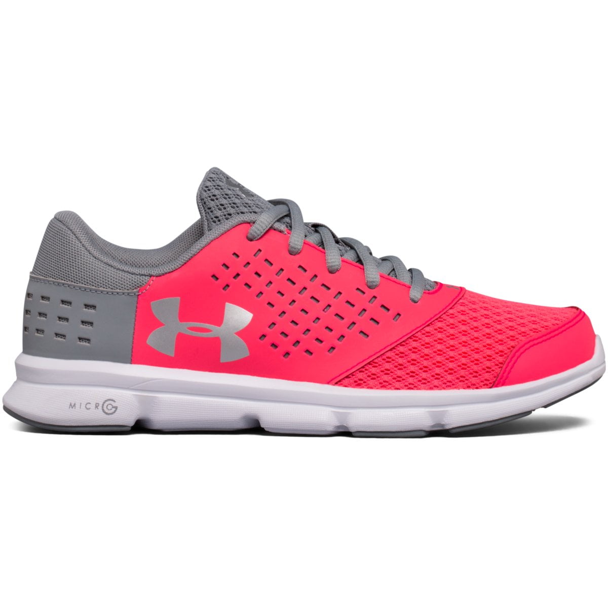Under Armour Girls Grade School Micro G Rave Running Shoes - Walmart.com