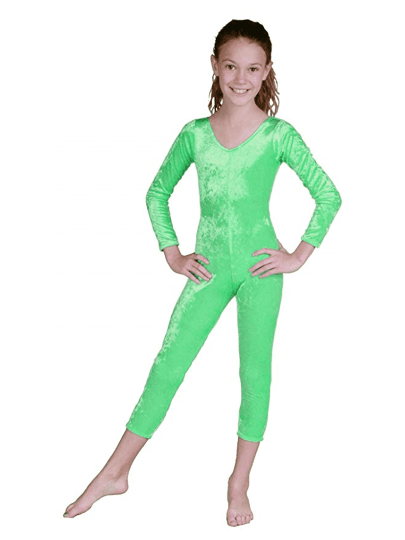 Girl's Unitard Lime Velvet SM - Walmart.com