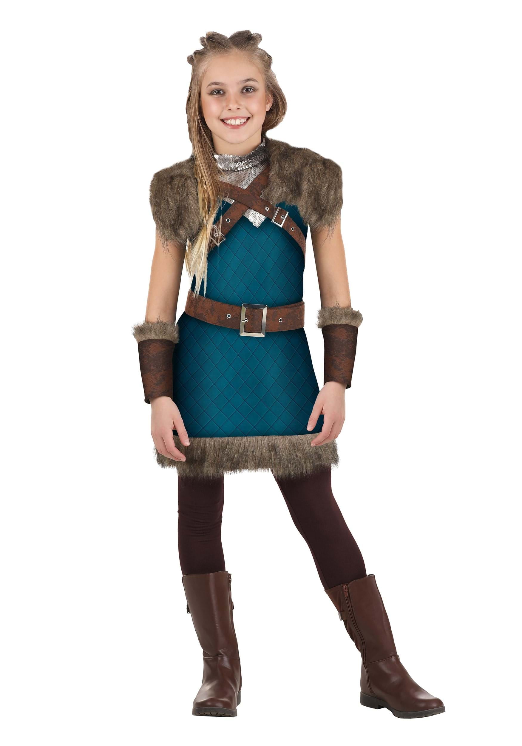 Girl's Valhalla Viking Costume - Walmart.com