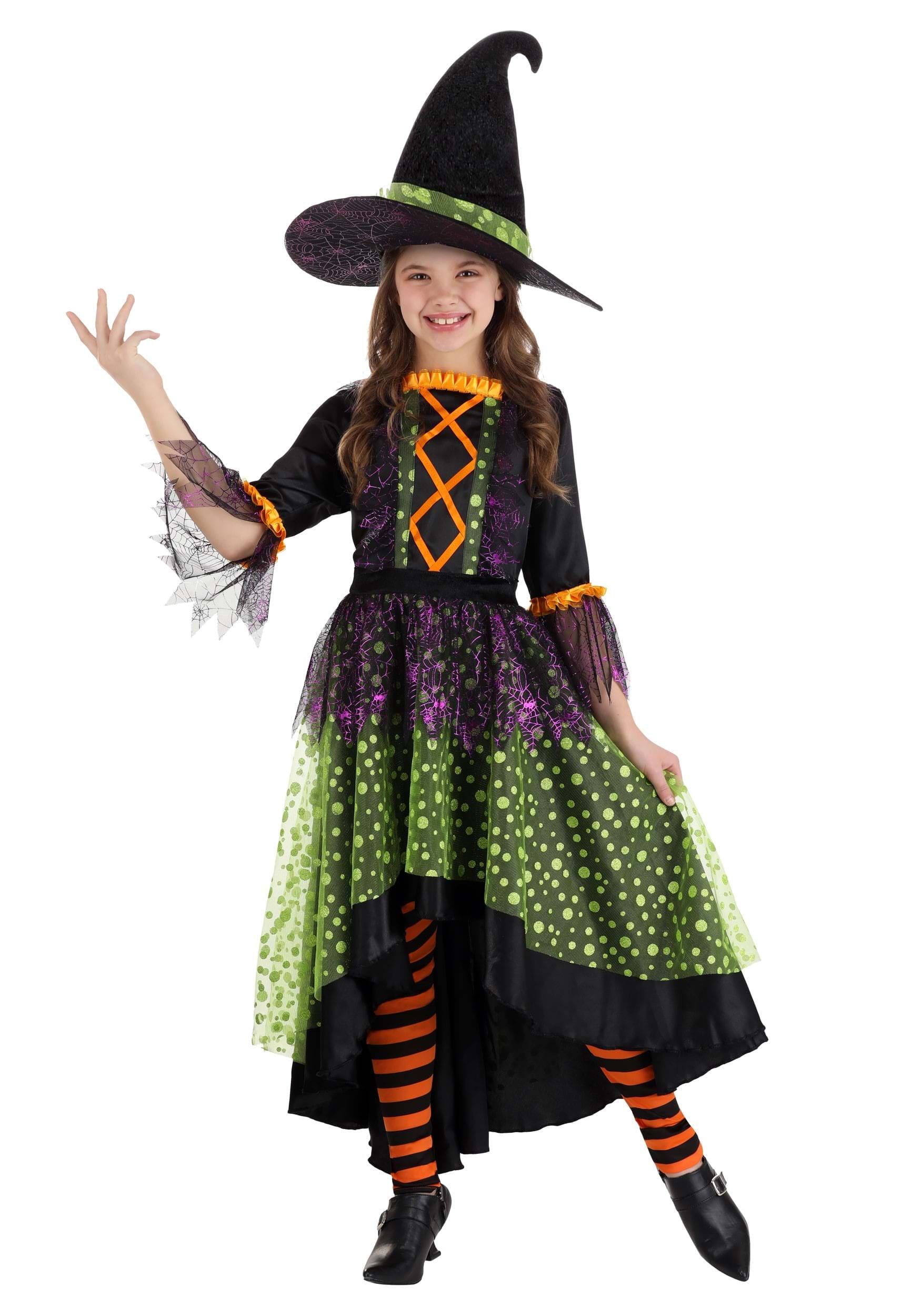 Girl's Verdant Spring Witch Costume - Walmart.com