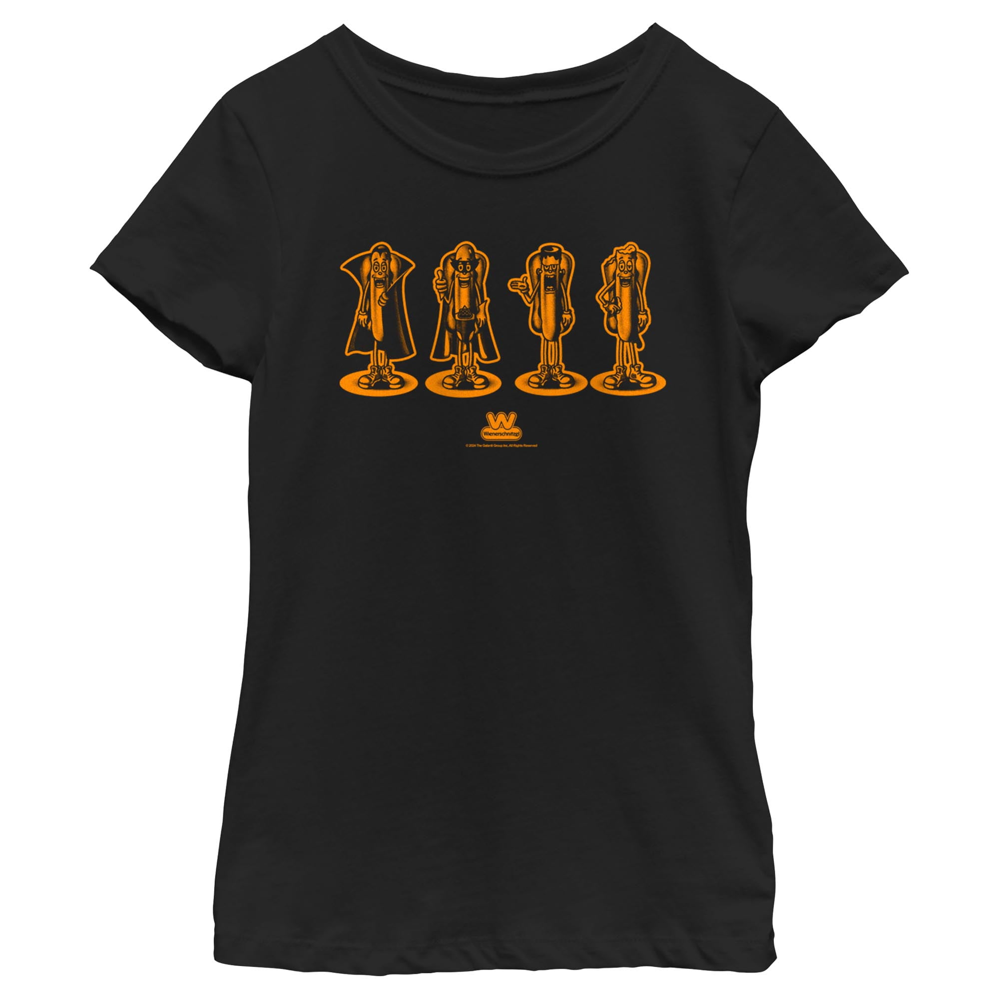 Girl's Wienerschnitzel The Delicious One Halloween Costumes Graphic T ...