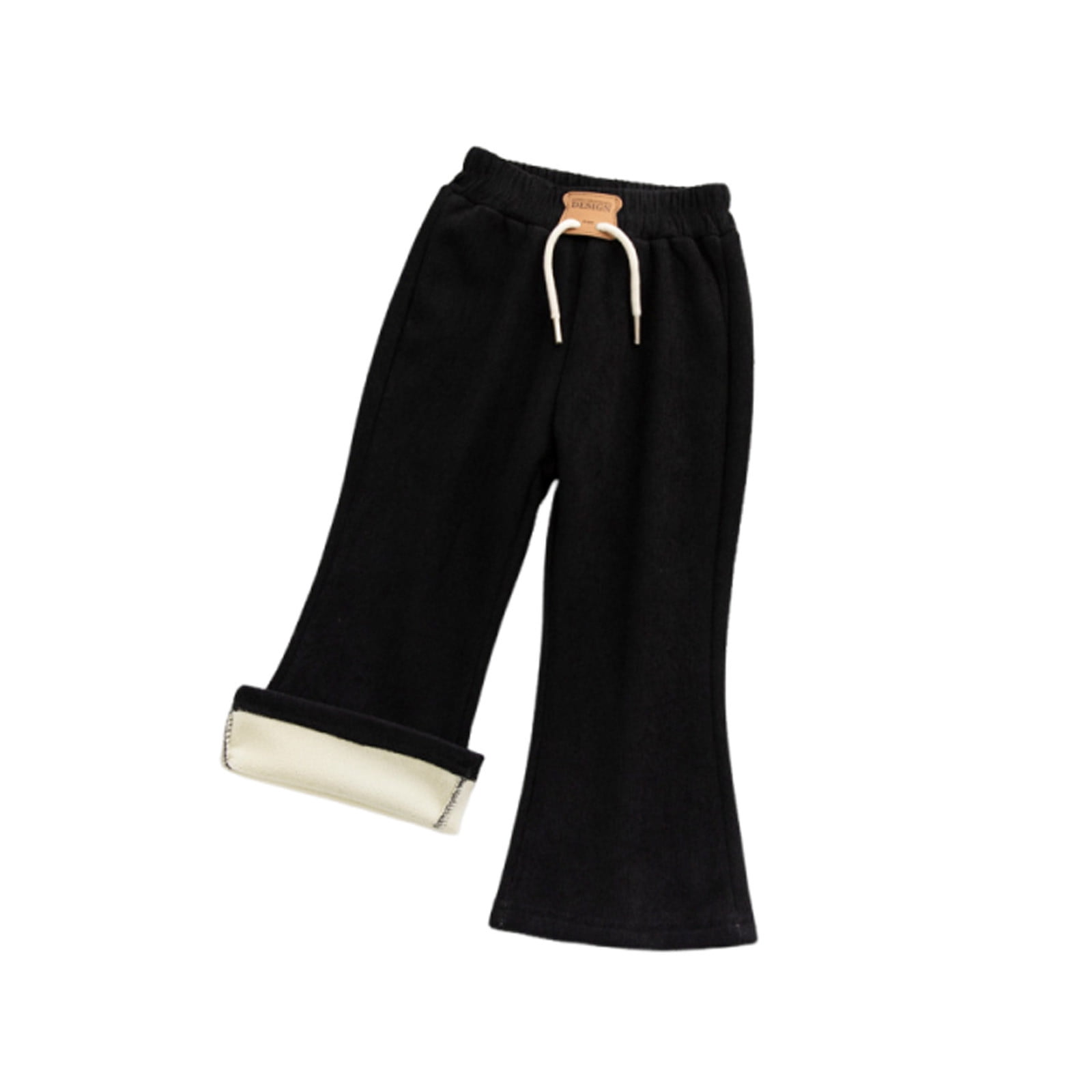 Girl’s Winter Pants Fleece Lined Warm Basic Pants Thick for Kid Toddler ...