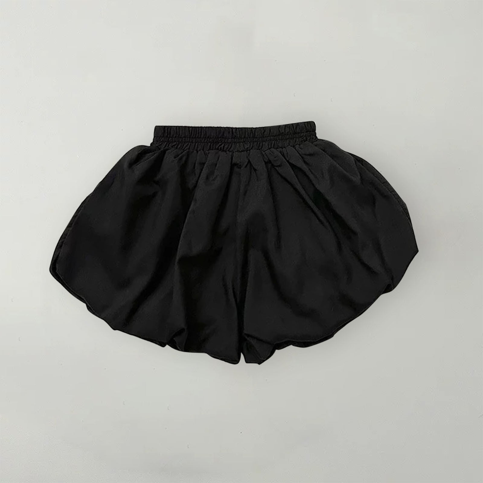 Girl's Y2K Bubble Skirt Cute Clothes Balloon Elastic Waist Ruffled Cute ...