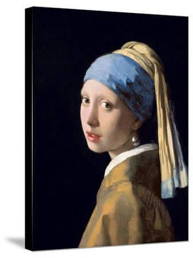 Girl with a Pearl Earring, C.1665-6, Stretched Canvas Wall Art by ...