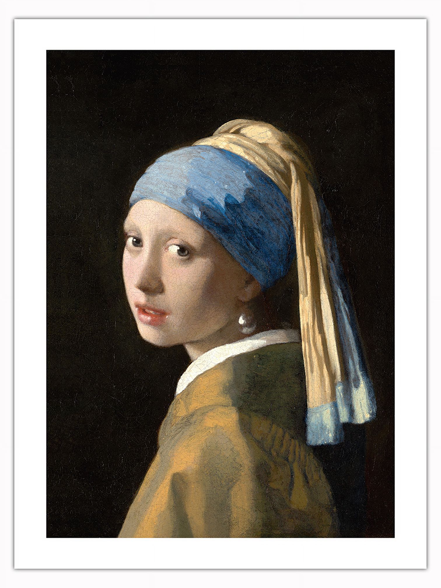 Girl with a Pearl Earring - From an Original Color Painting by Johannes ...