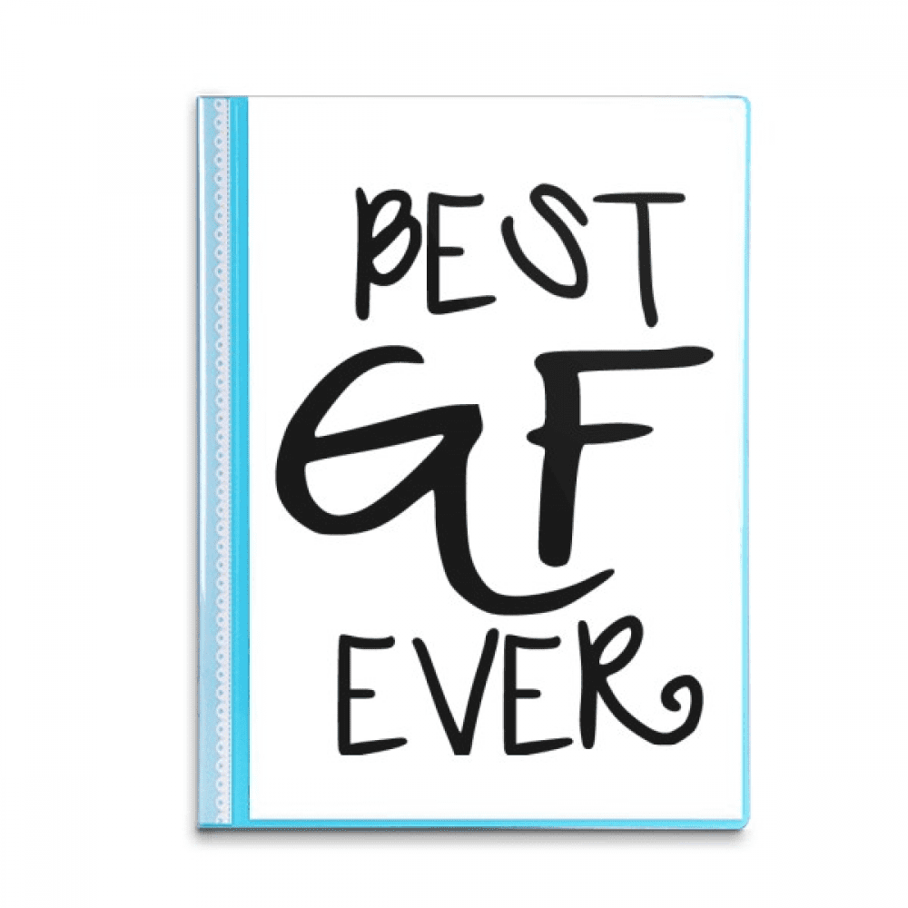 Girlfriend Best GF Ever Valentine's Day Book Sheet Protectors Portfolio Binder Folder - Walmart.com