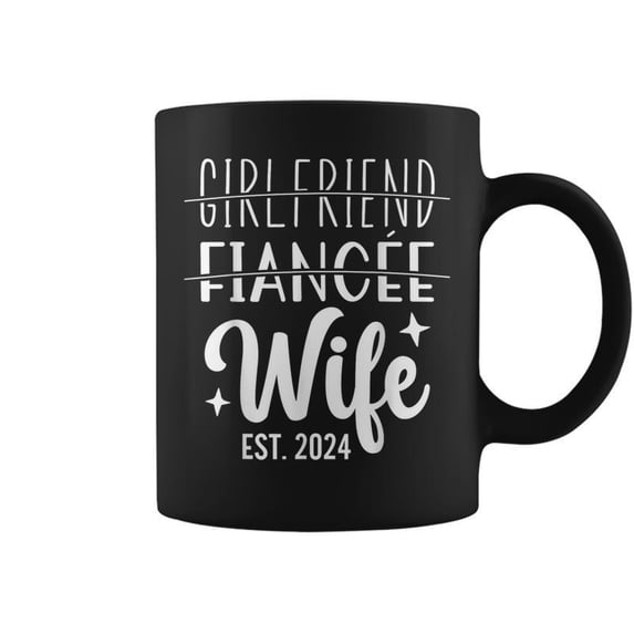 Girlfriend Fiance Wife 2024 For Wedding And Honeymoon Coffee Mugs ...