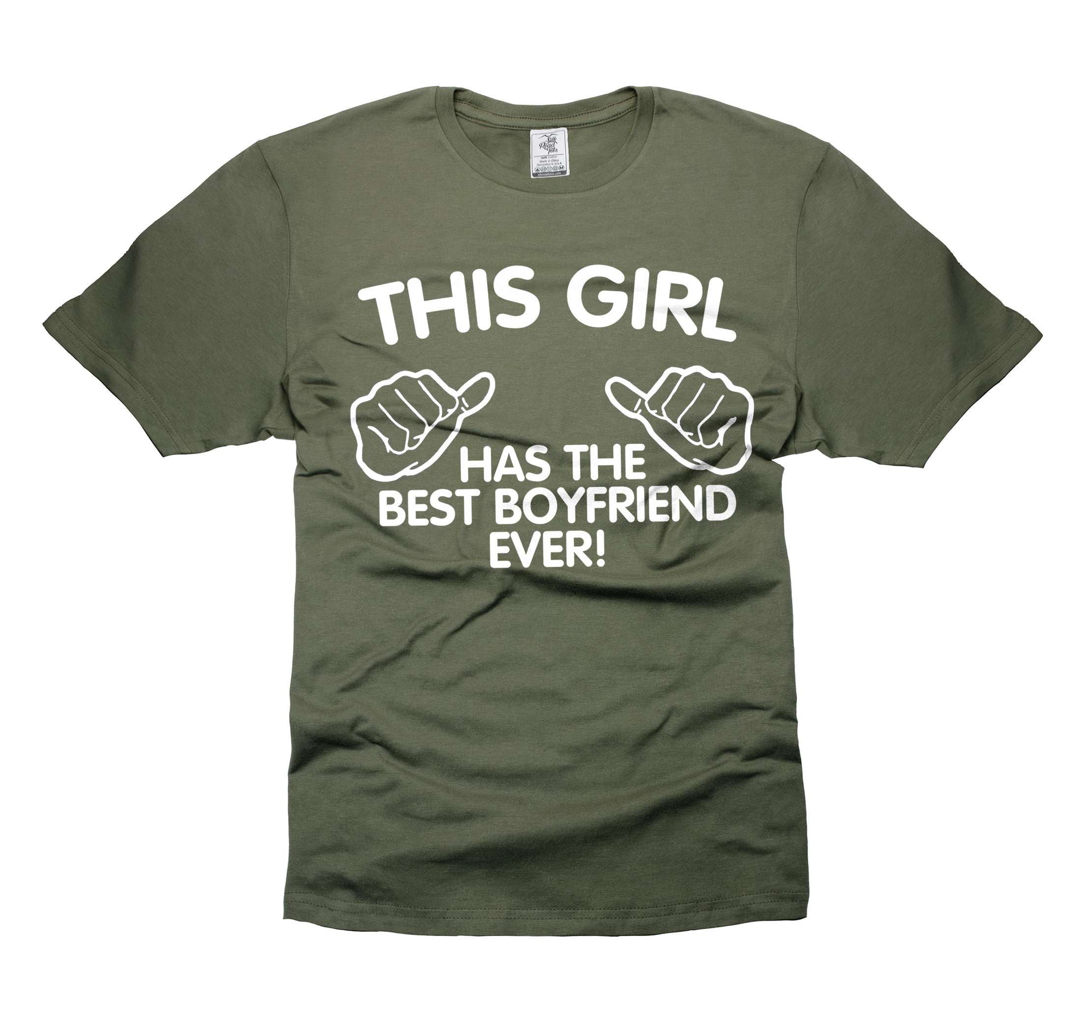 Girlfriend Shirt Valentine's Day GF Shirts This Girl Has The Best ...