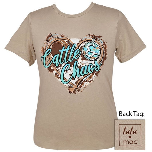 Girlie Girl Lulu Mac Cattle Chaos Canvas T-Shirt - Walmart.com