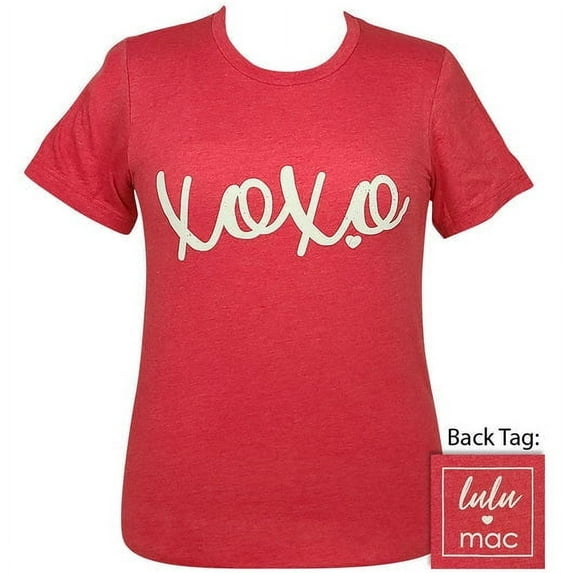 Girlie Girl Lulu Mac XOXO Canvas T-Shirt - Walmart.com